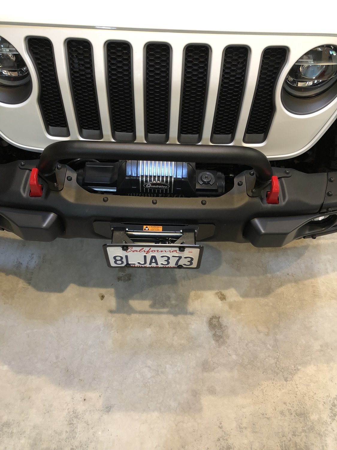 WARN 101255 Winch Mount Plate For 18 23 Jeep Wrangler JL And Gladiator