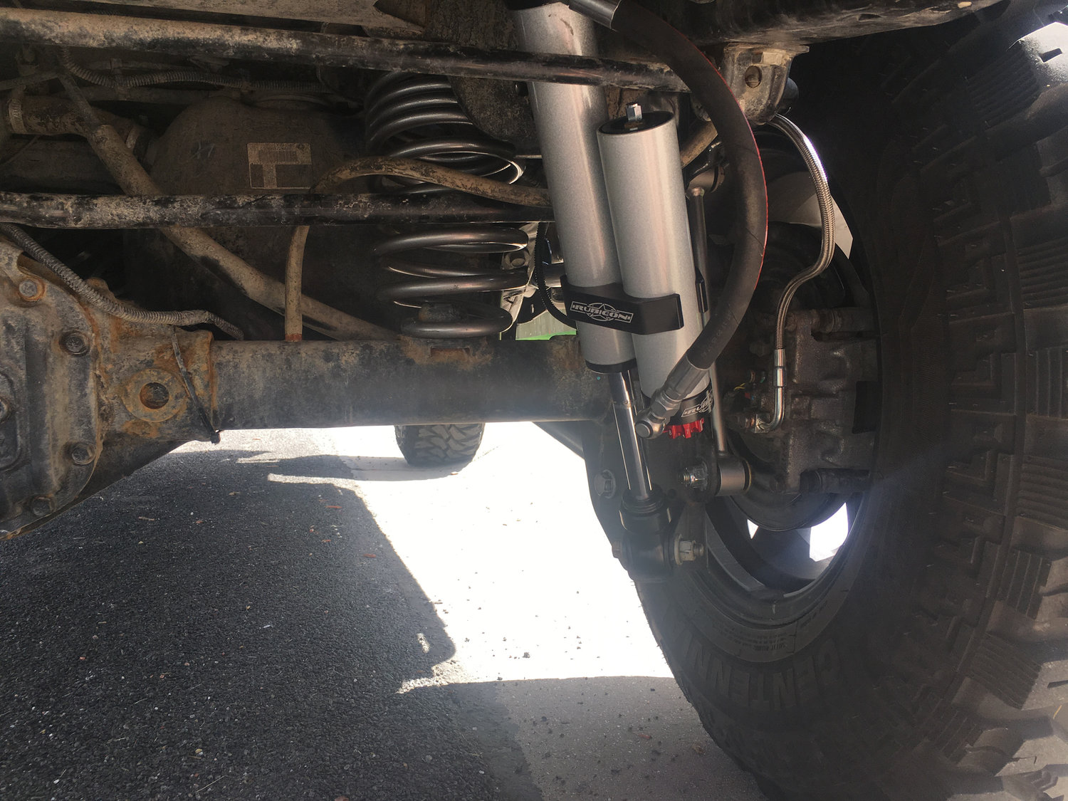 Rubicon Express 2.0 Adjustable Monotube Reservoir Shocks for 07-18 Jeep ...