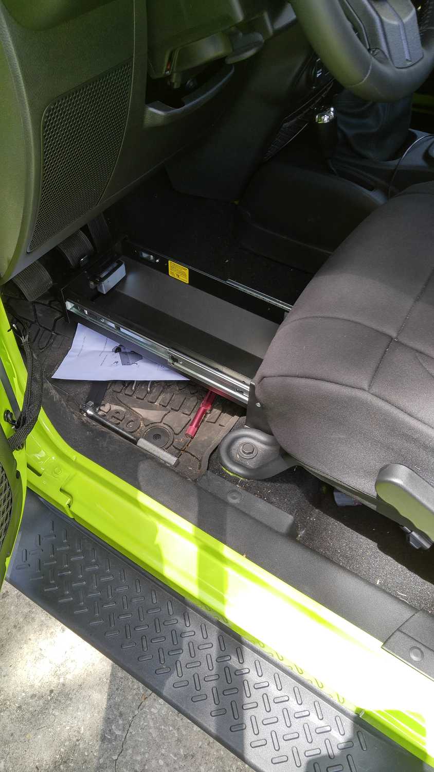 Tuffy Security Products Drivers Side Conceal Carry Underseat Security Drawer for 07-18 Jeep ...