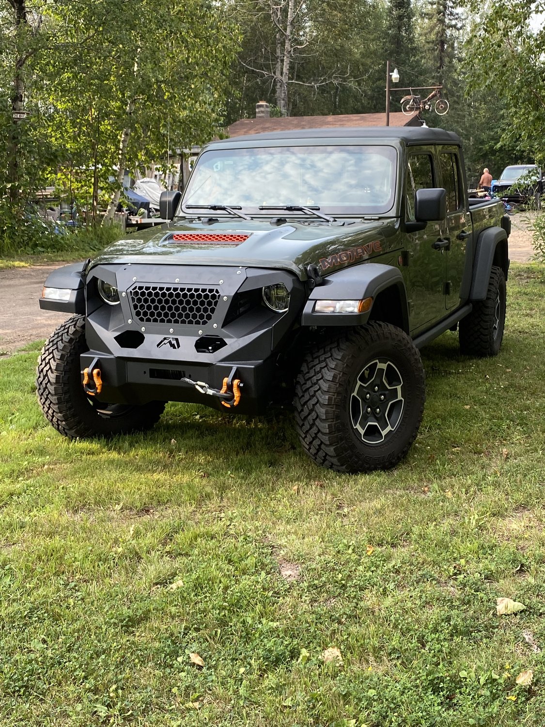 Fab Fours GR4650-1 Front Grumper for 18-20 Jeep Wrangler JL & Gladiator ...