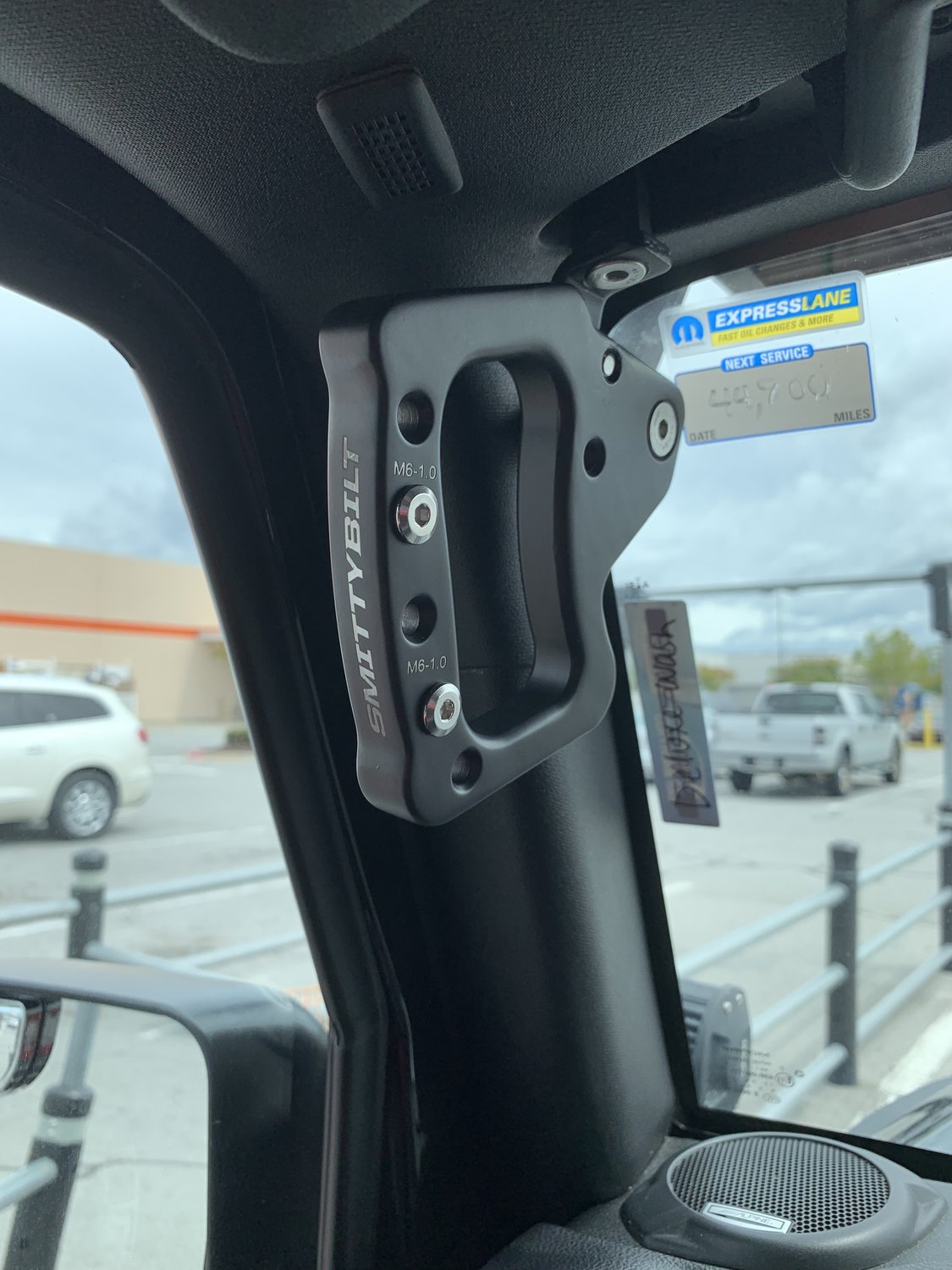 Smittybilt 76931 Front Aluminum Grab Handles for 07-18 Jeep Wrangler JK ...