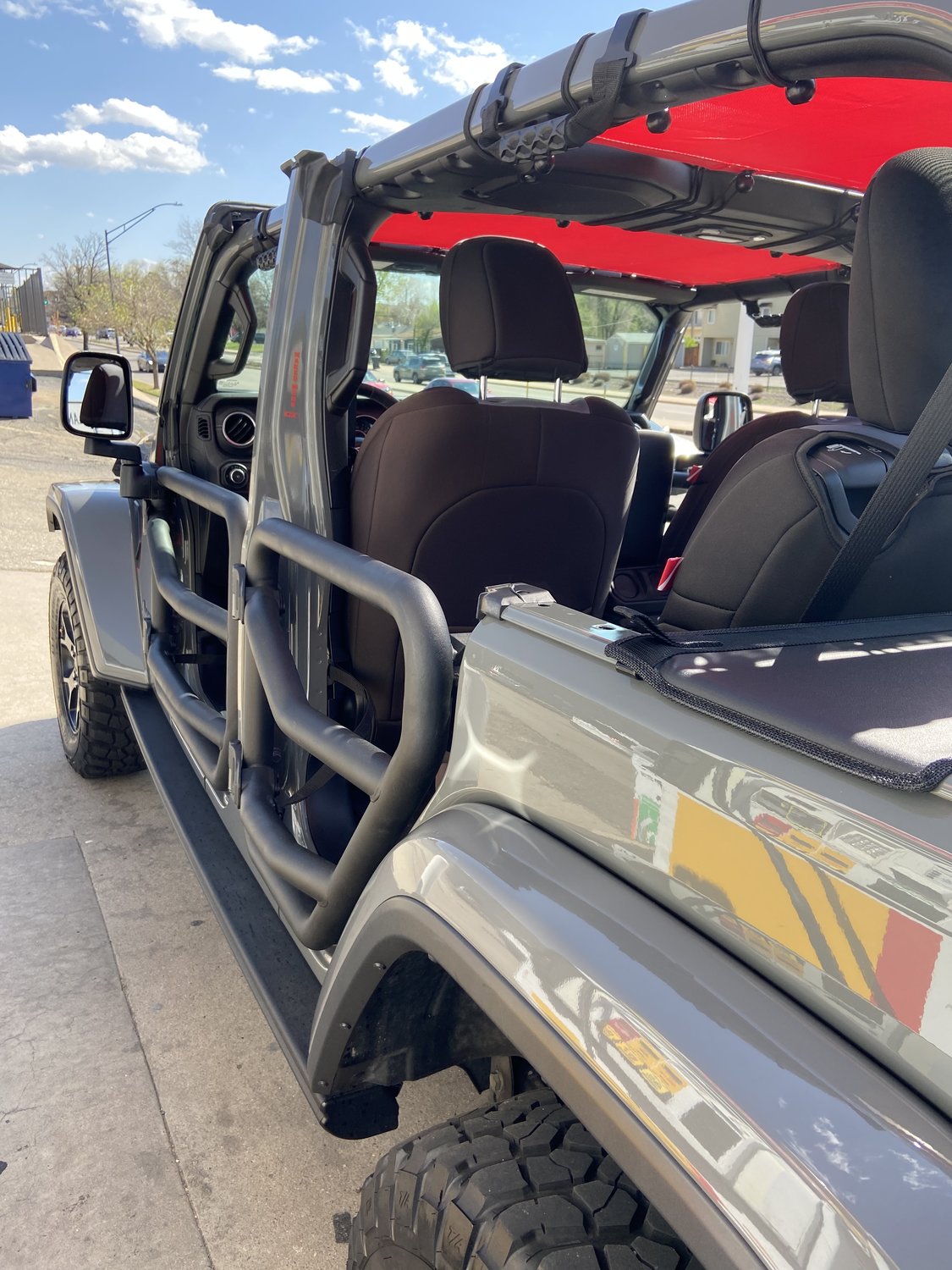 Mopar 77072498AC Front and Rear Tube Doors for 18-24 Jeep Wrangler JL ...