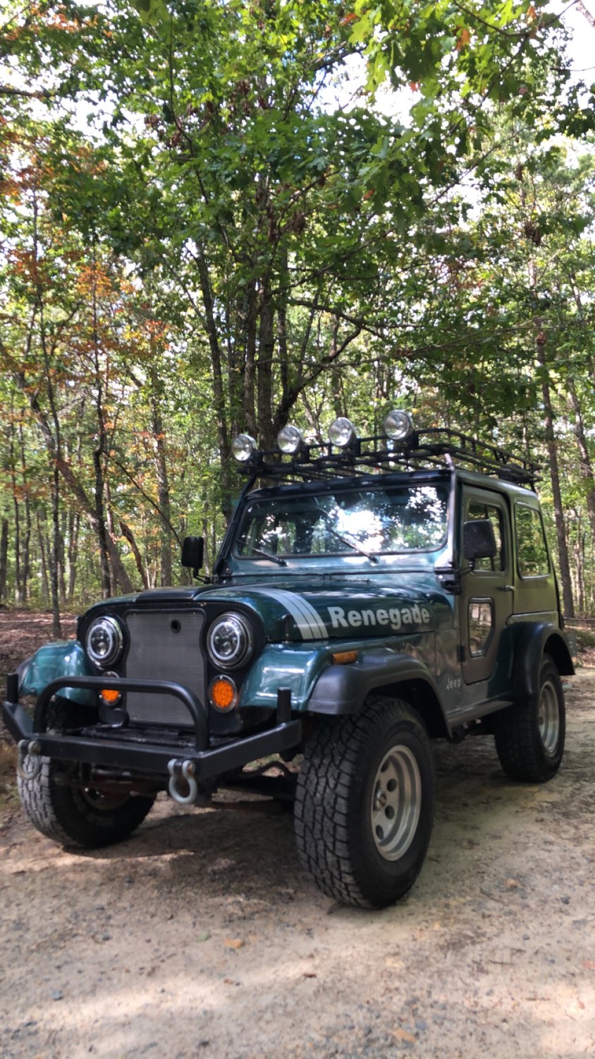 Phoenix Graphix Renegade Vinyl Hood Graphics Kit for 70-95 Jeep CJ ...