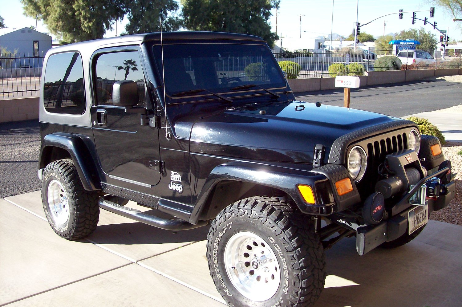 Tomken Machine TMW-92224-V Winch Plate with Brush Guard for 87-06 Jeep ...