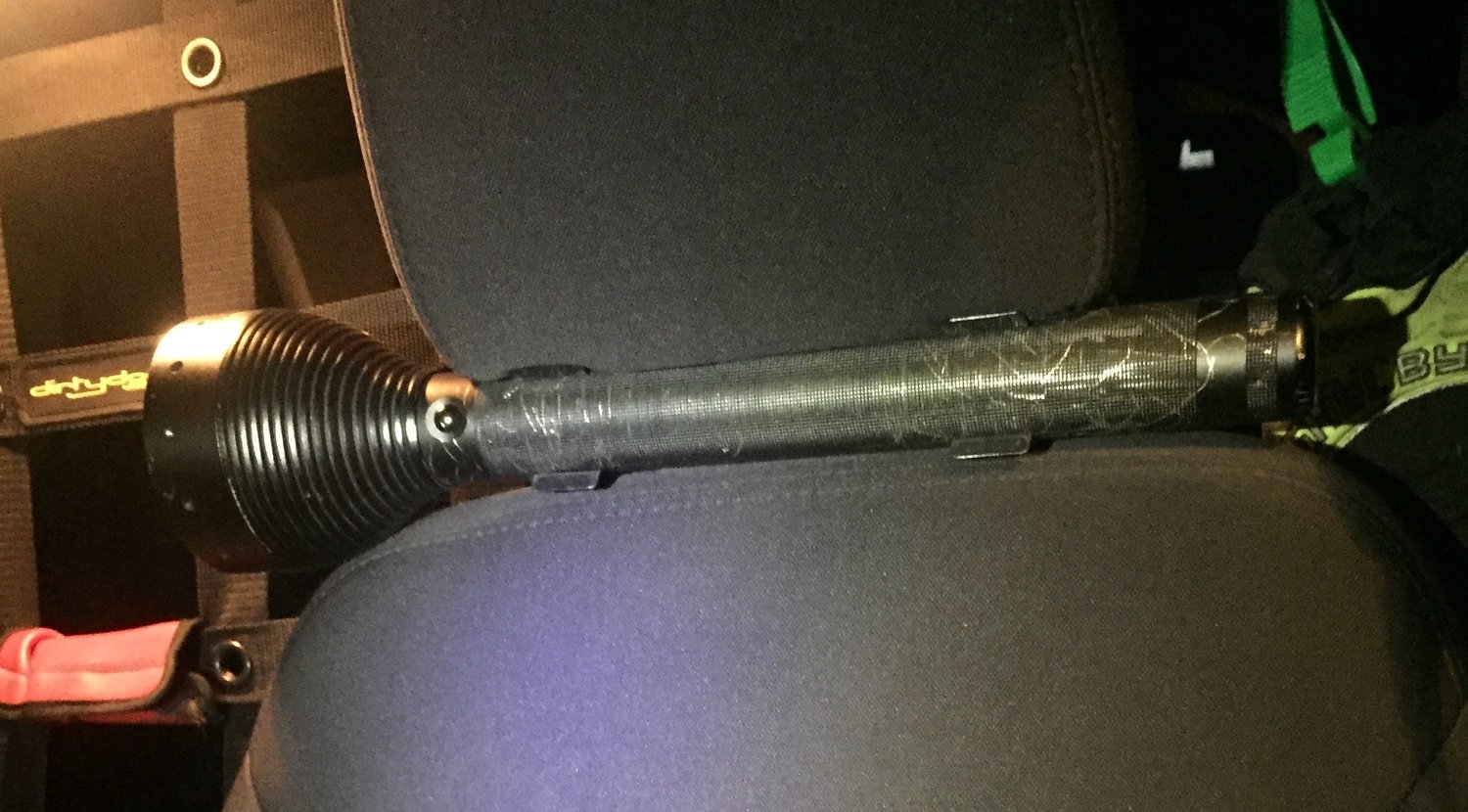 Rugged Ridge 11238.06 Flashlight Mounting Brackets for 1.5" Diameter ...