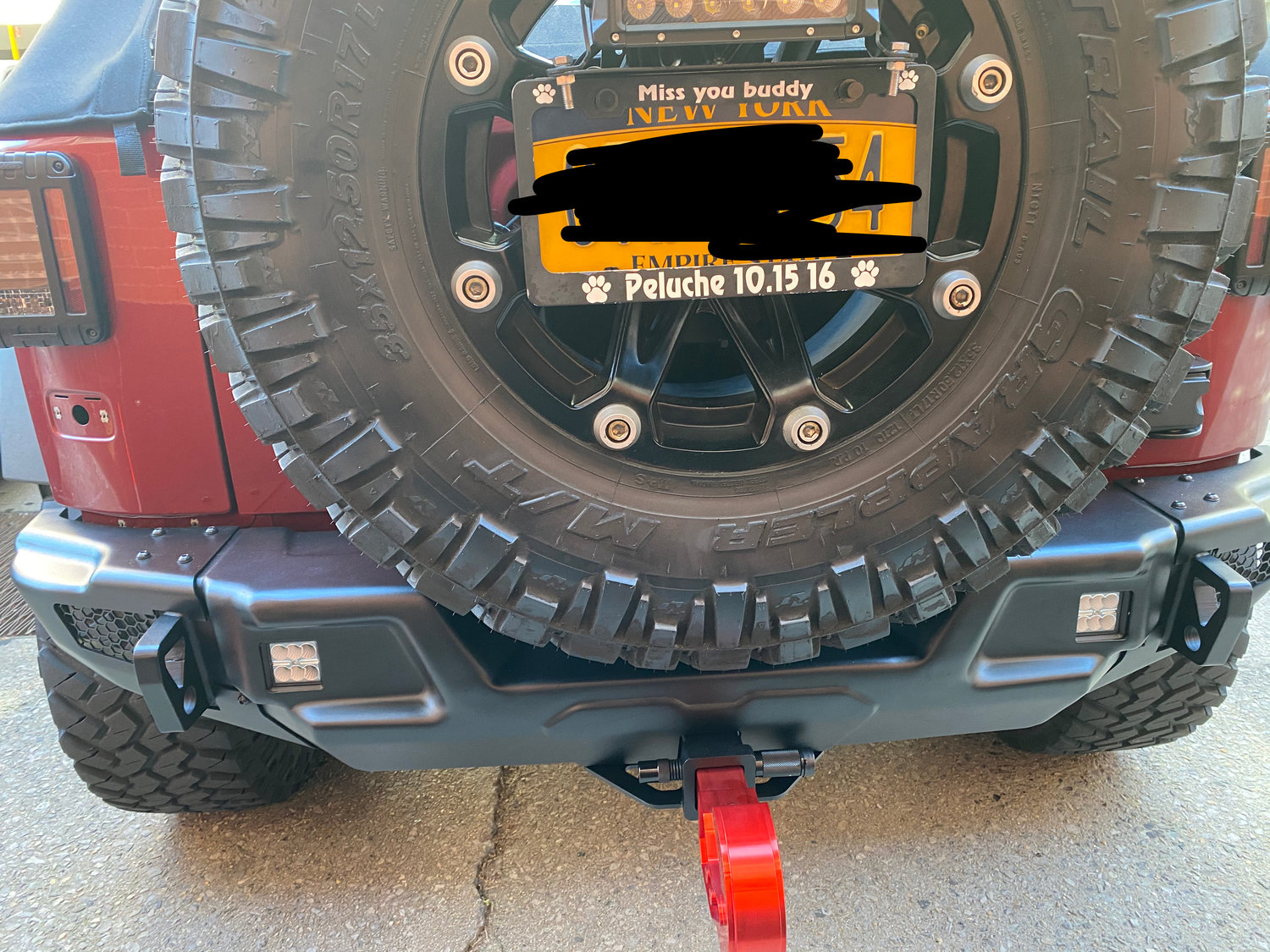 Smittybilt 76732 Stryker Rear Bumper for 07-18 Jeep Wrangler JK | Quadratec