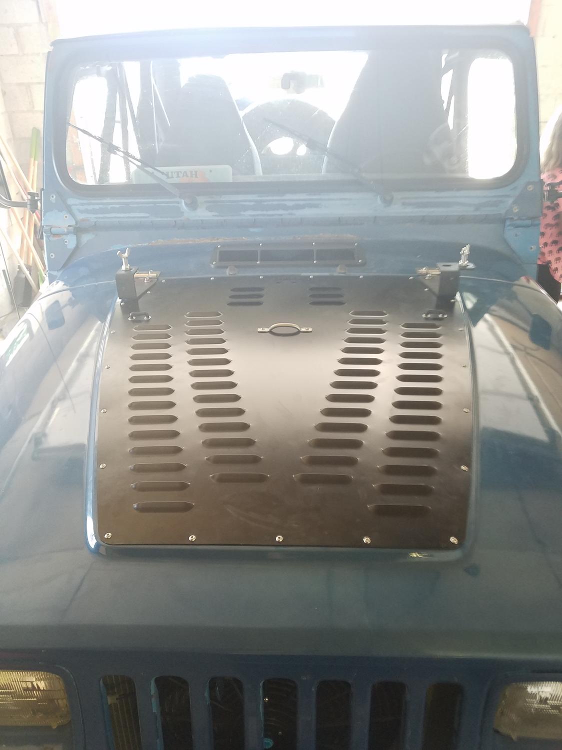 Poison Spyder Hood Louver for 87-95 Jeep Wrangler YJ | Quadratec