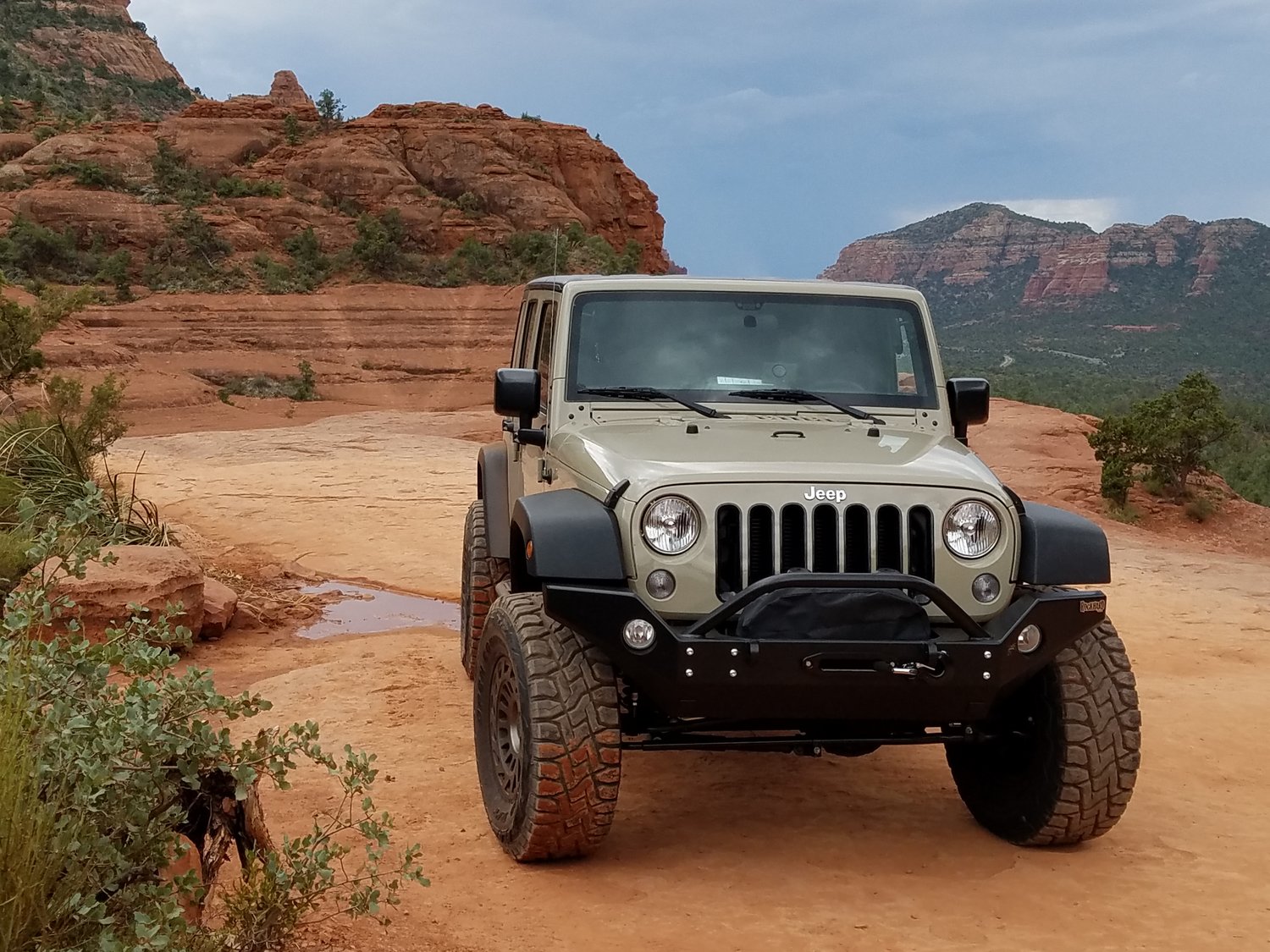 Rock Hard 4X4 Full Width Front Bumper for 07-18 Jeep Wrangler JK ...