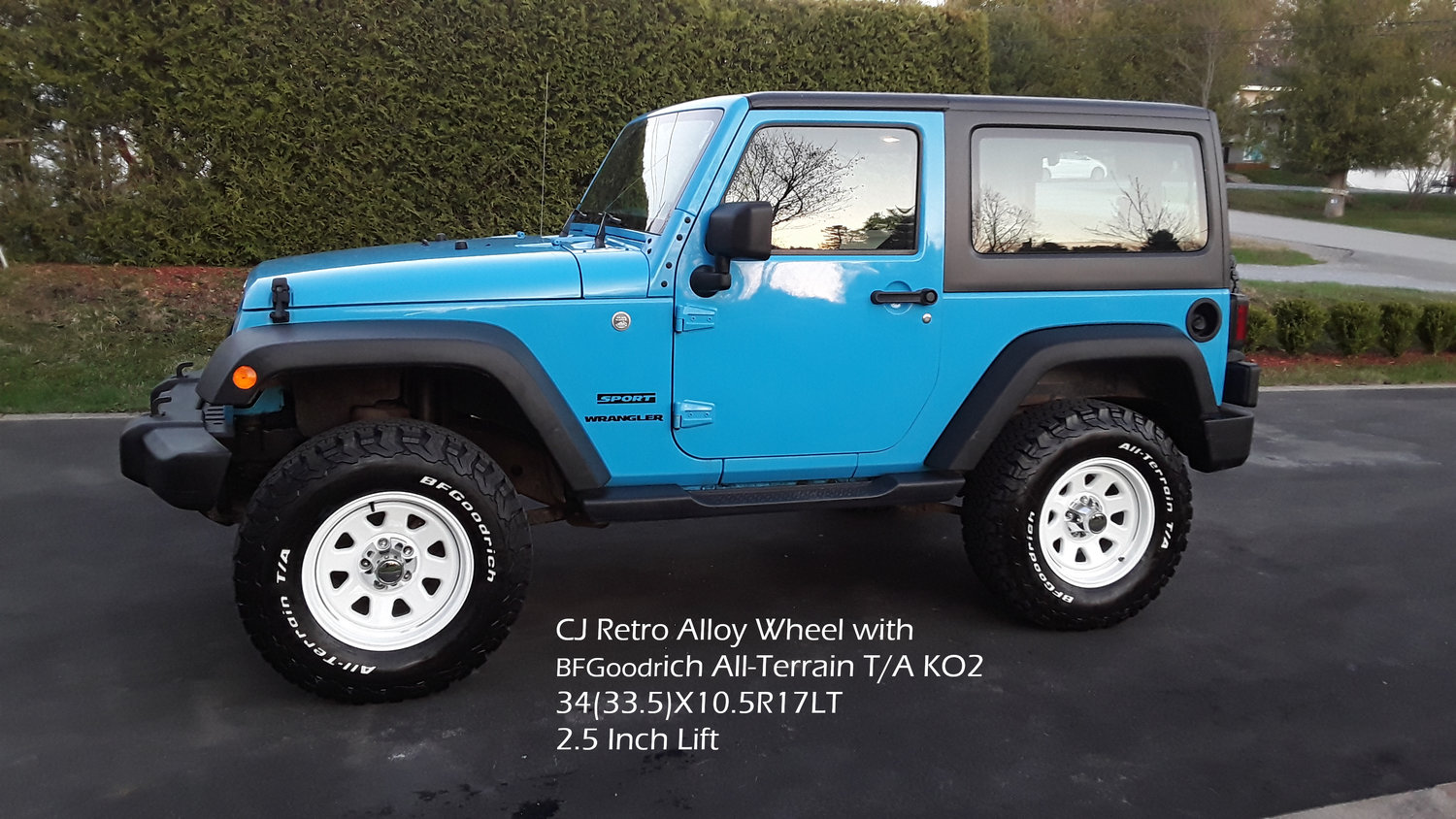 Quadratec CJ Retro Alloy Wheel for 07-24 Jeep Wrangler JK, JL and ...