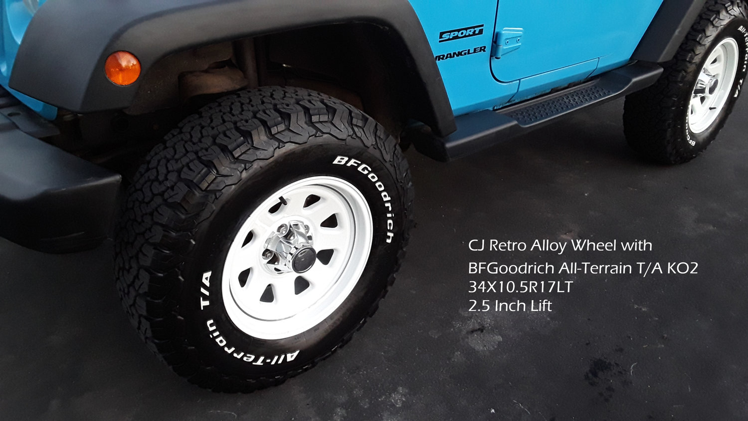 Quadratec CJ Retro Alloy Wheel for 07-24 Jeep Wrangler JK, JL and ...