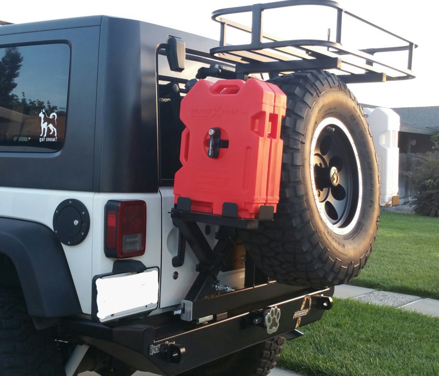 Rock Hard 4X4 Rear Bumper in Black for 07-18 Jeep Wrangler & Wrangler ...