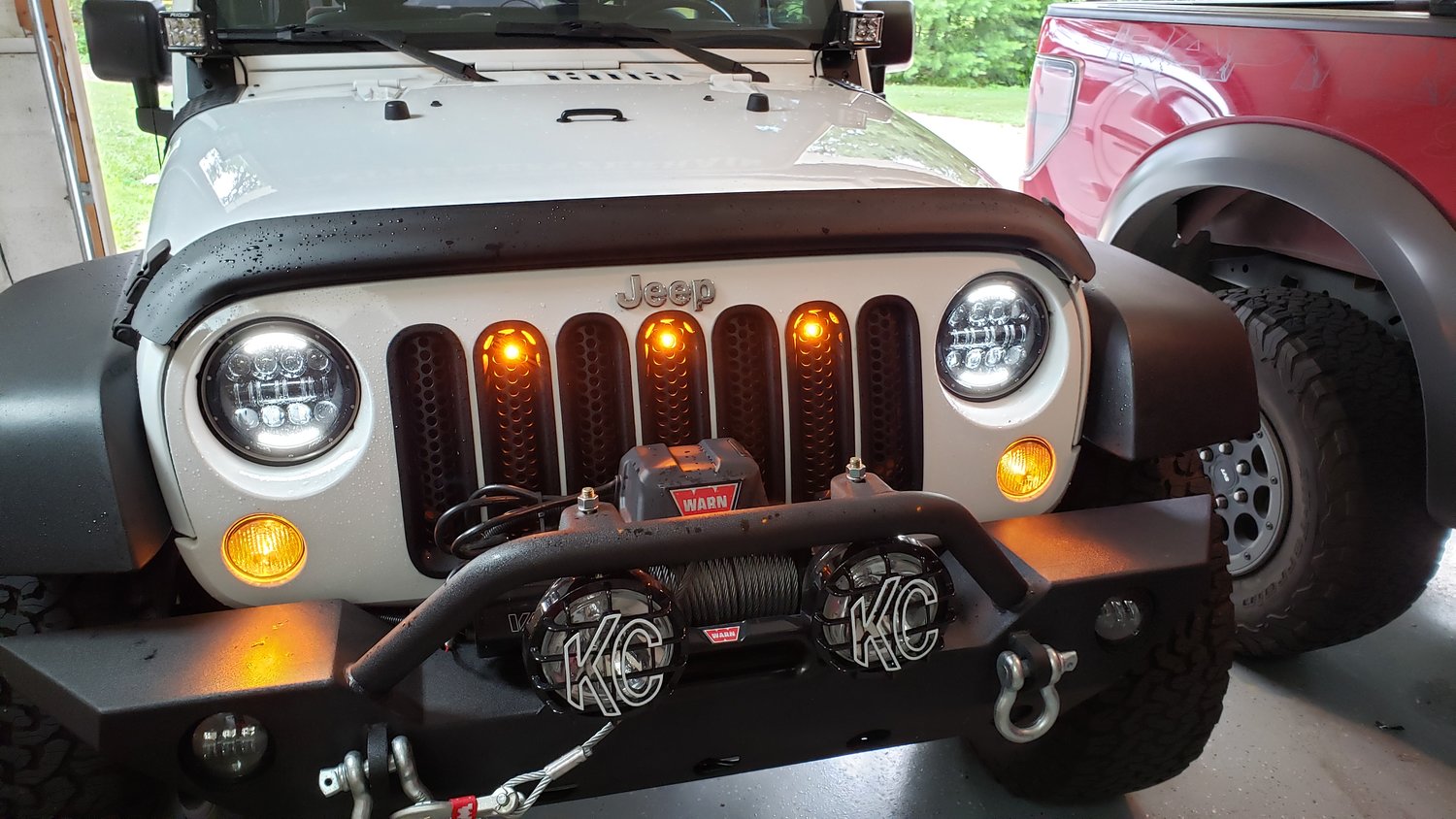 Quadratec Pre-Runner LED Light Bar Kit for 07-18 Jeep Wrangler JK ...