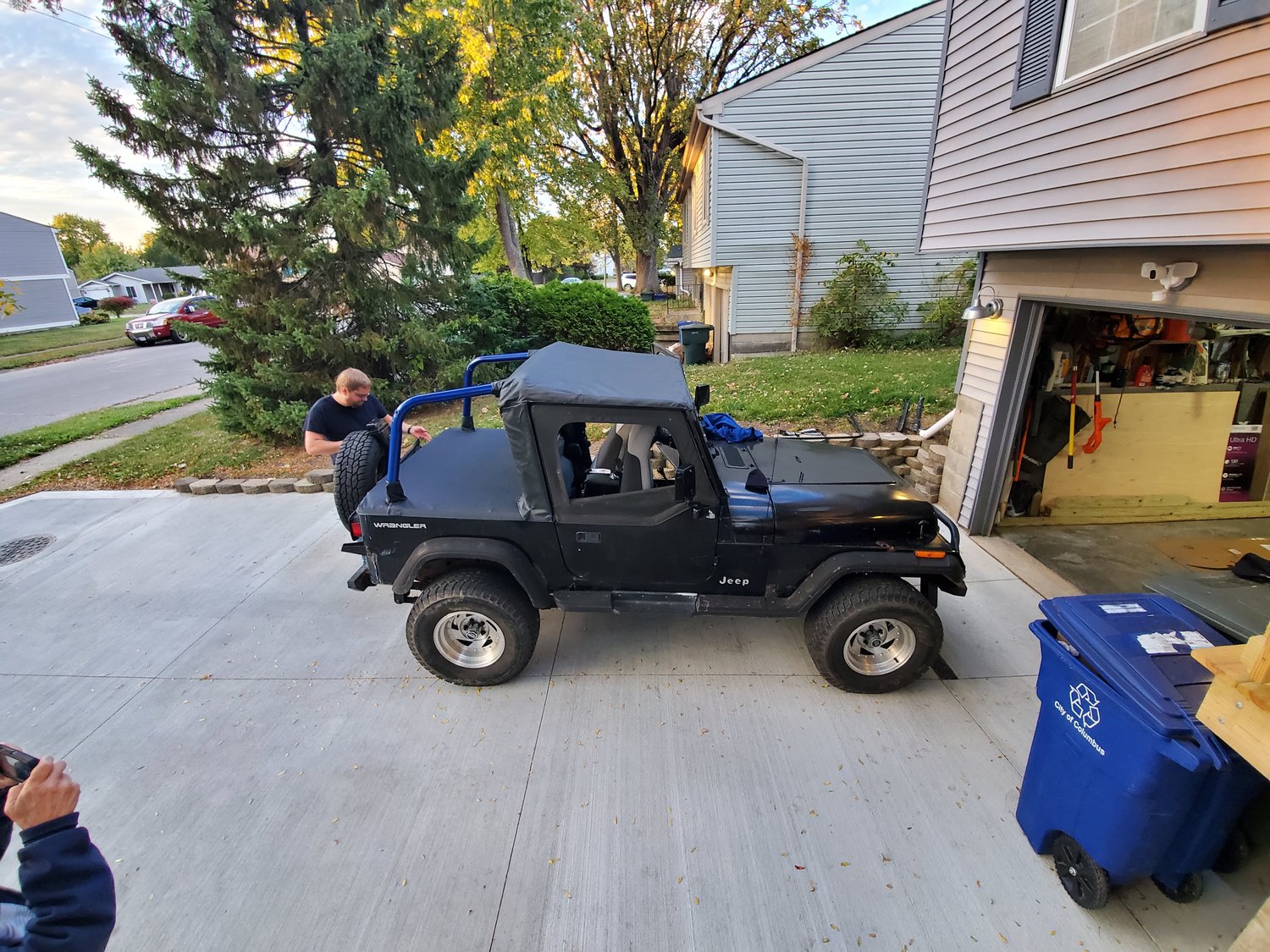 Rampage Products Cab Top with Tonneau Cover for 92-95 Jeep Wrangler YJ ...