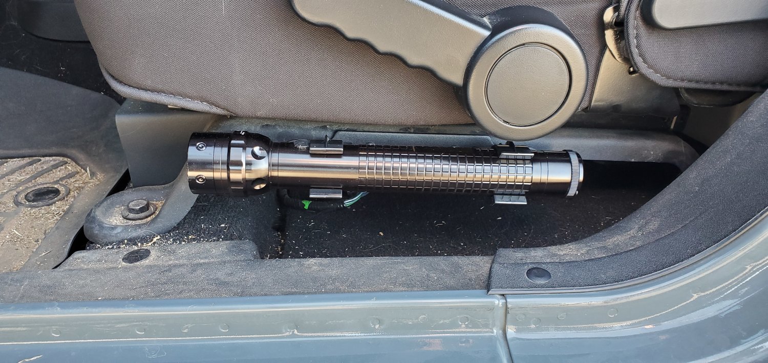 Quadratec Flashlight and Holder for 07-18 Jeep Wrangler JK | Quadratec