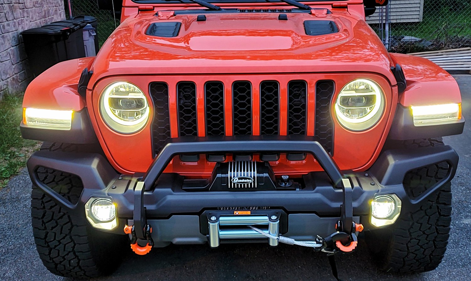 Rugged Ridge 11549.55 Venator Front Bumper Overrider for 18-20 Jeep ...