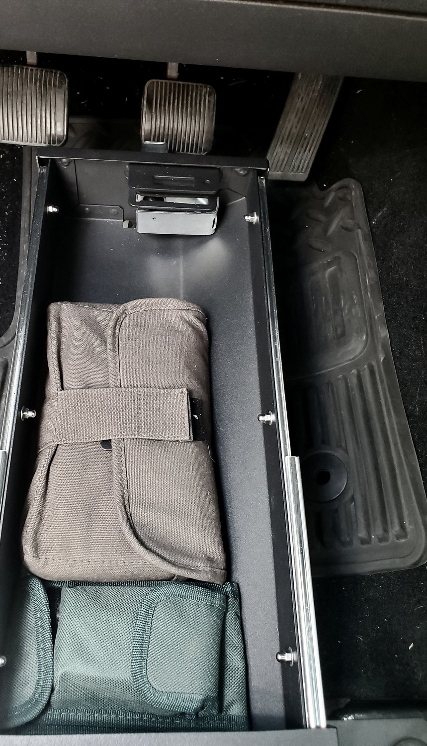 Tuffy Security Products Drivers Side Conceal Carry Underseat Security Drawer for 07-18 Jeep ...