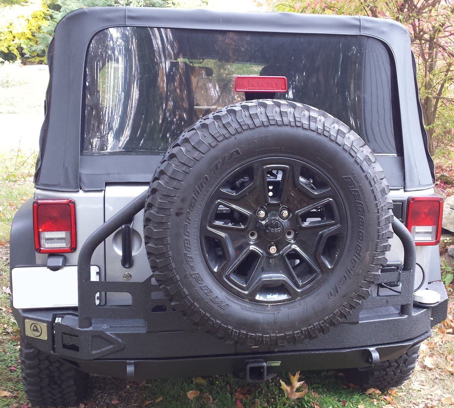 Smittybilt KIT 76896 XRC Rear Atlas Bumper and Tire Carrier for 07-18 ...