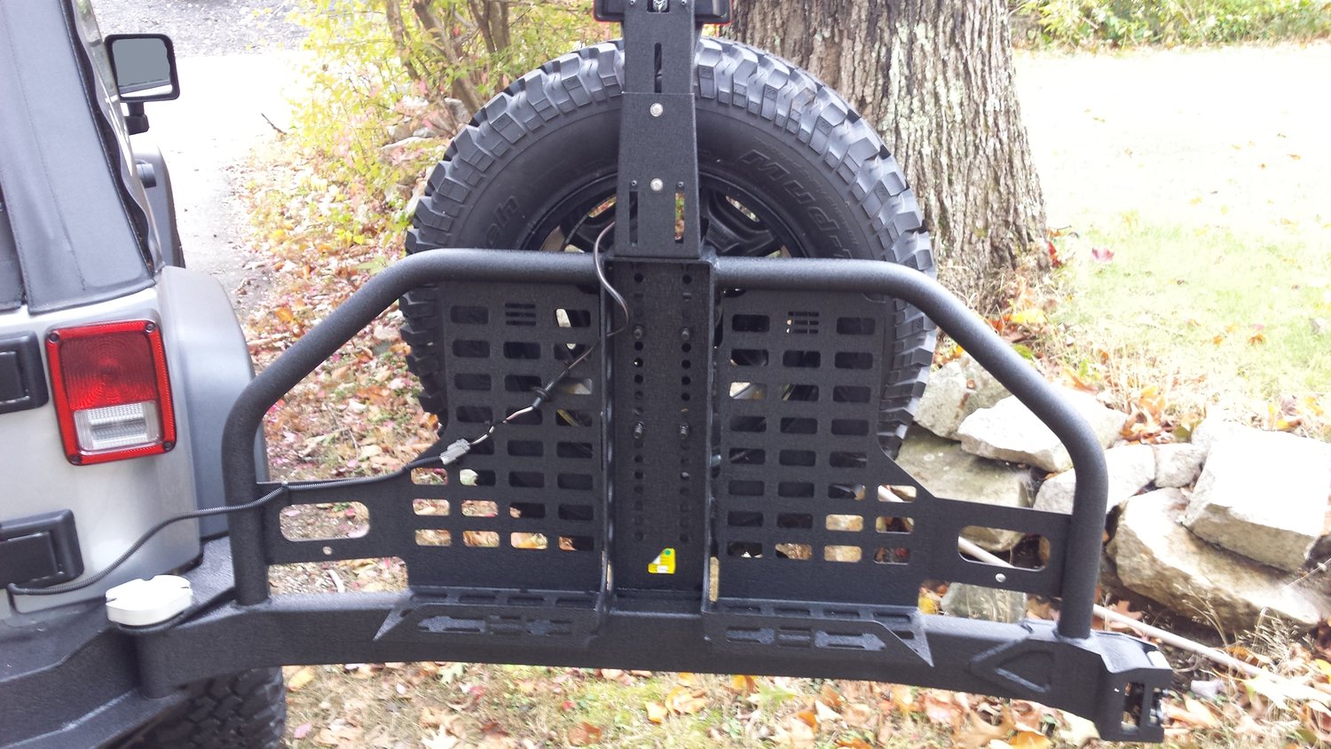 Smittybilt KIT 76896 XRC Rear Atlas Bumper and Tire Carrier for 07-18 ...