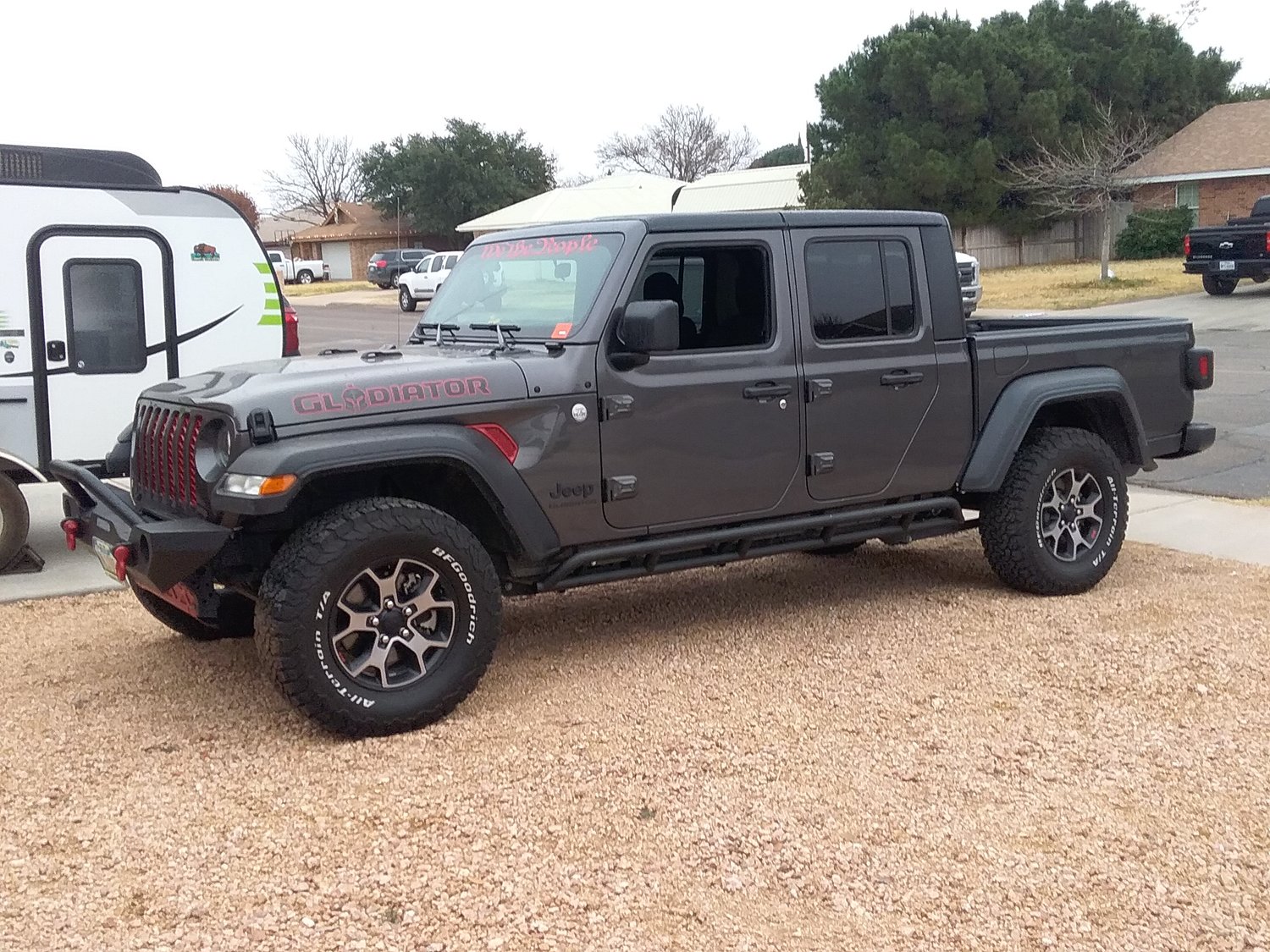 Rugged Ridge 11504.38 RRC Rocker Guards for 20-21 Jeep Gladiator JT ...