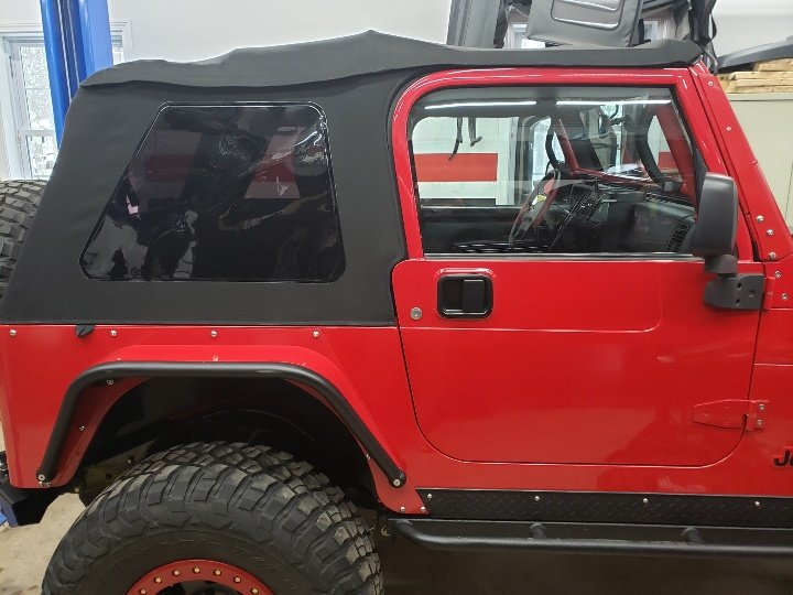 MasterTop SkyMaster® Frameless Fastback Soft Top for 97-06 Jeep ...