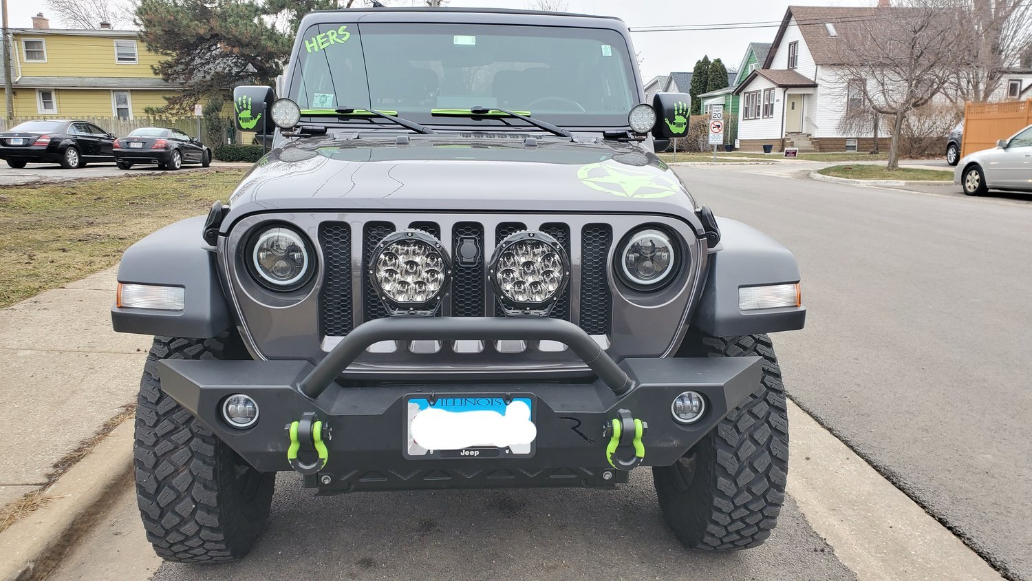 Rampage Products 99306 Rock Rage Front Bumper for 07-23 Jeep Wrangler ...