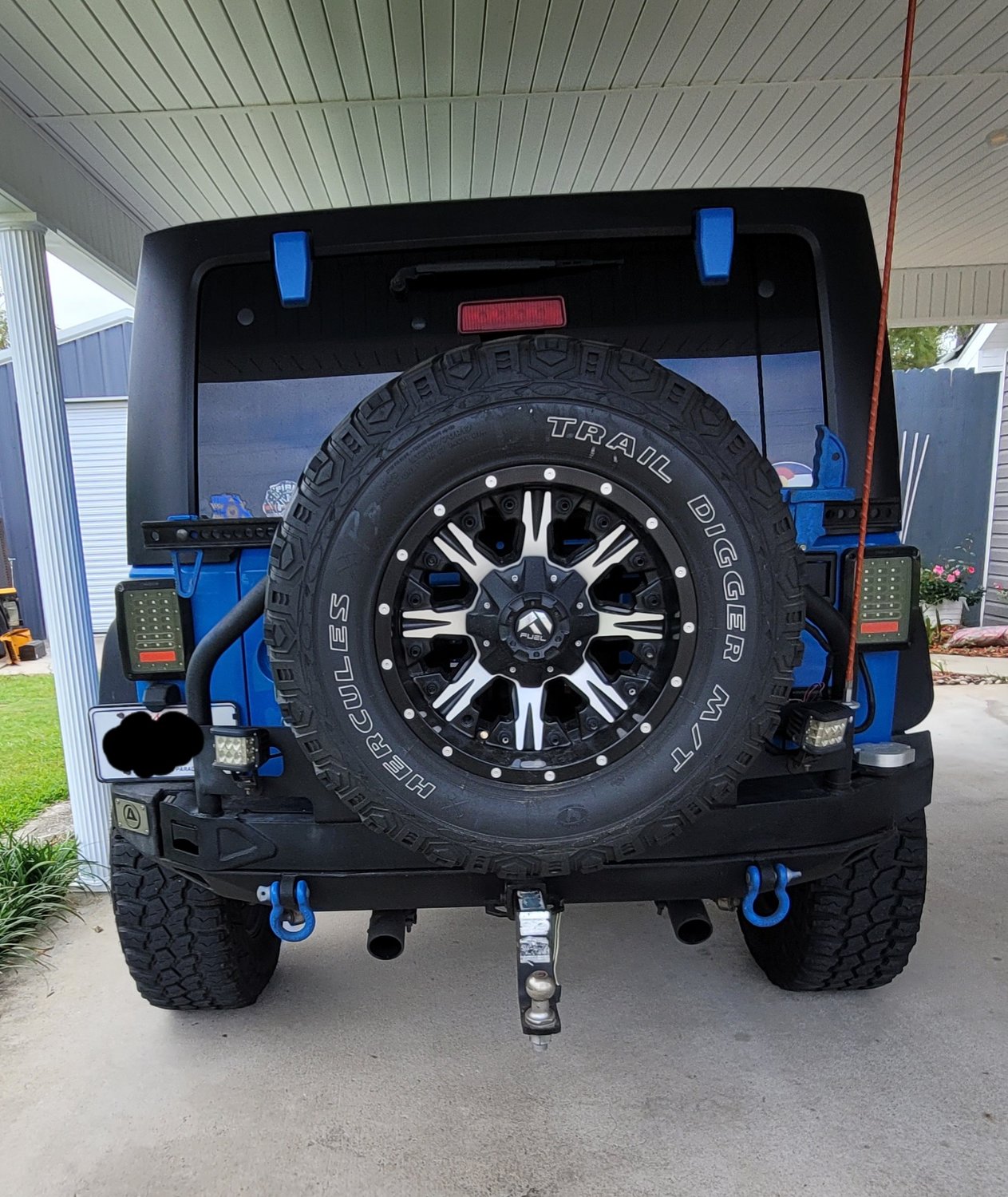 Smittybilt KIT 76896 XRC Rear Atlas Bumper and Tire Carrier for 07-18 ...