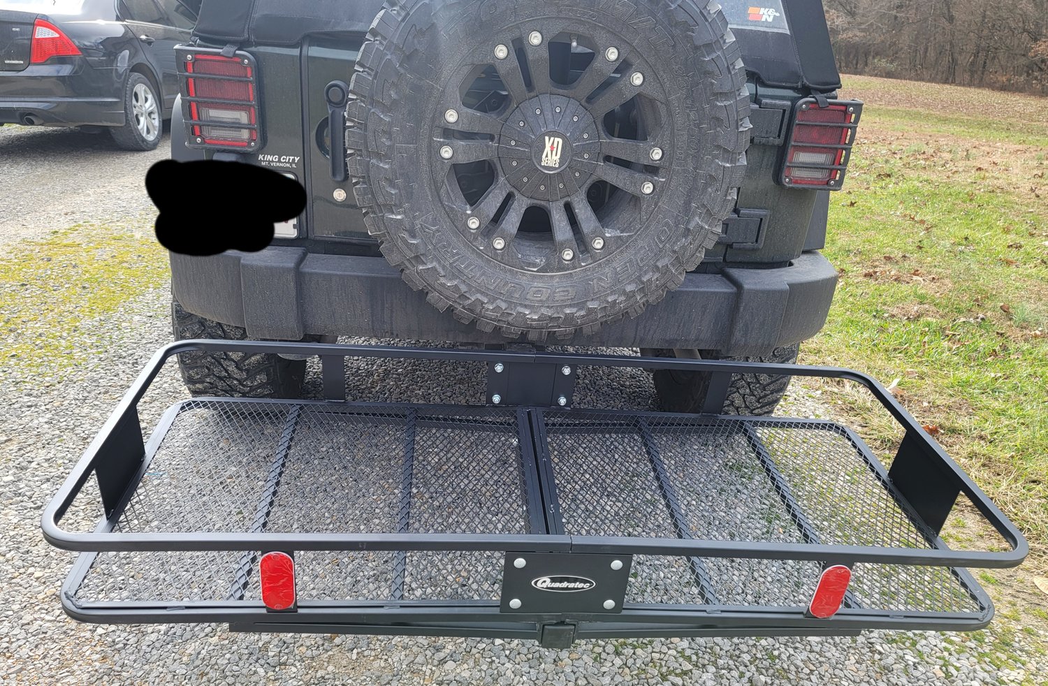 Quadratec Jumbo Cargo Rack for 2" Receiver Hitch | Quadratec