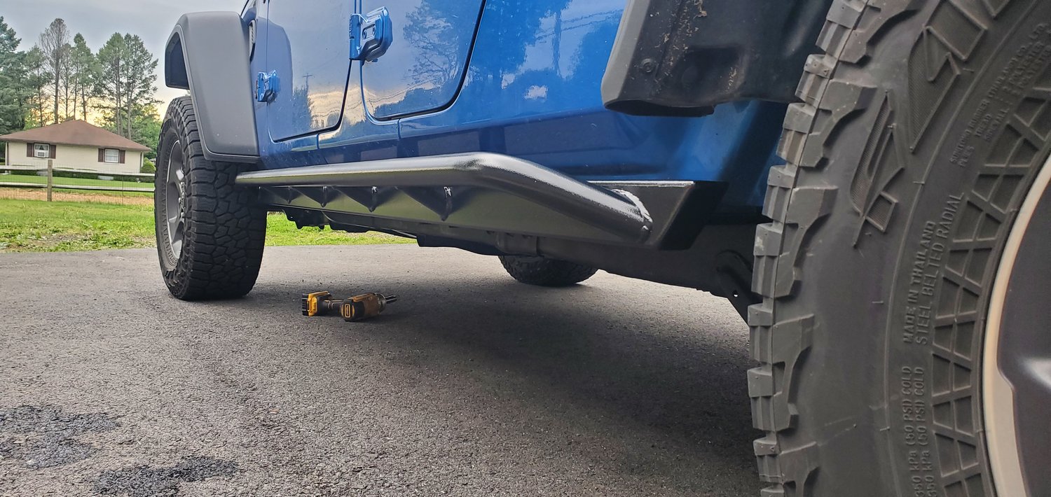 Rock Hard 4X4 Patriot Series Tube Slider Rocker Guards for 2020 Jeep ...