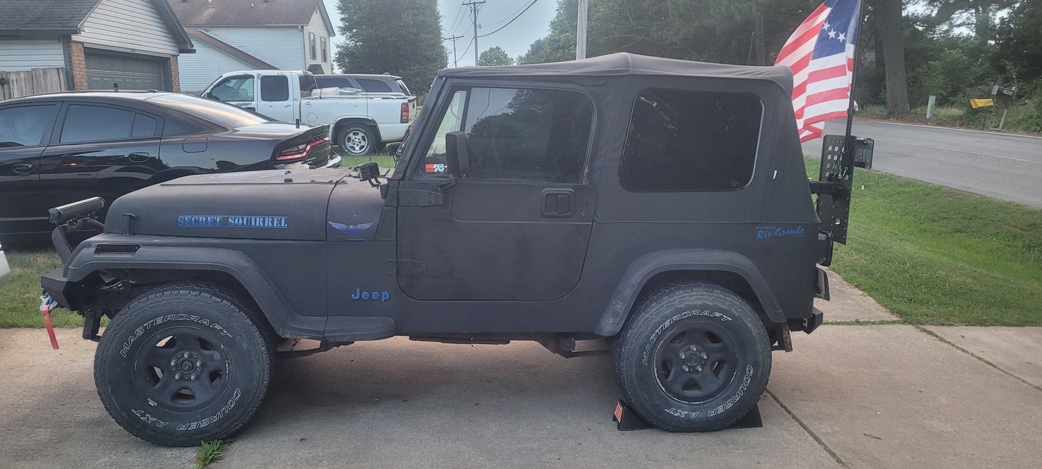 Crown Automotive CT20035T Complete Soft Top in Black Diamond with ...