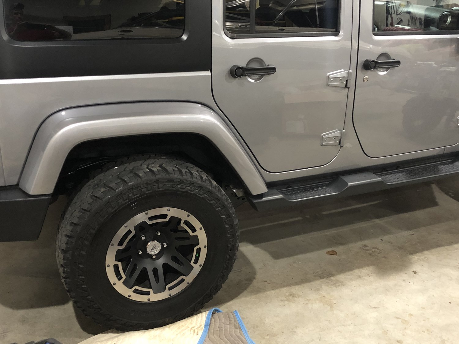 Rugged Ridge Rim Protector in Satin Black Powder Coat For Rugged Ridge ...