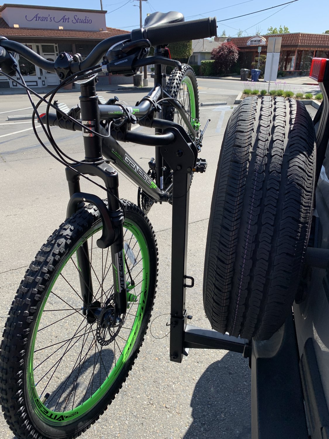 Quadratec 2 Bike Folding Bike Rack for 2" Receiver Hitch - Rack Only ...