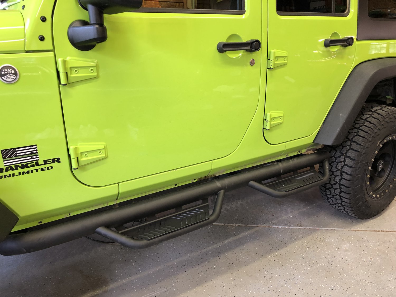 Havoc Offroad HS2 Double Hoop Step for 07-18 Jeep Wrangler JK Unlimited ...