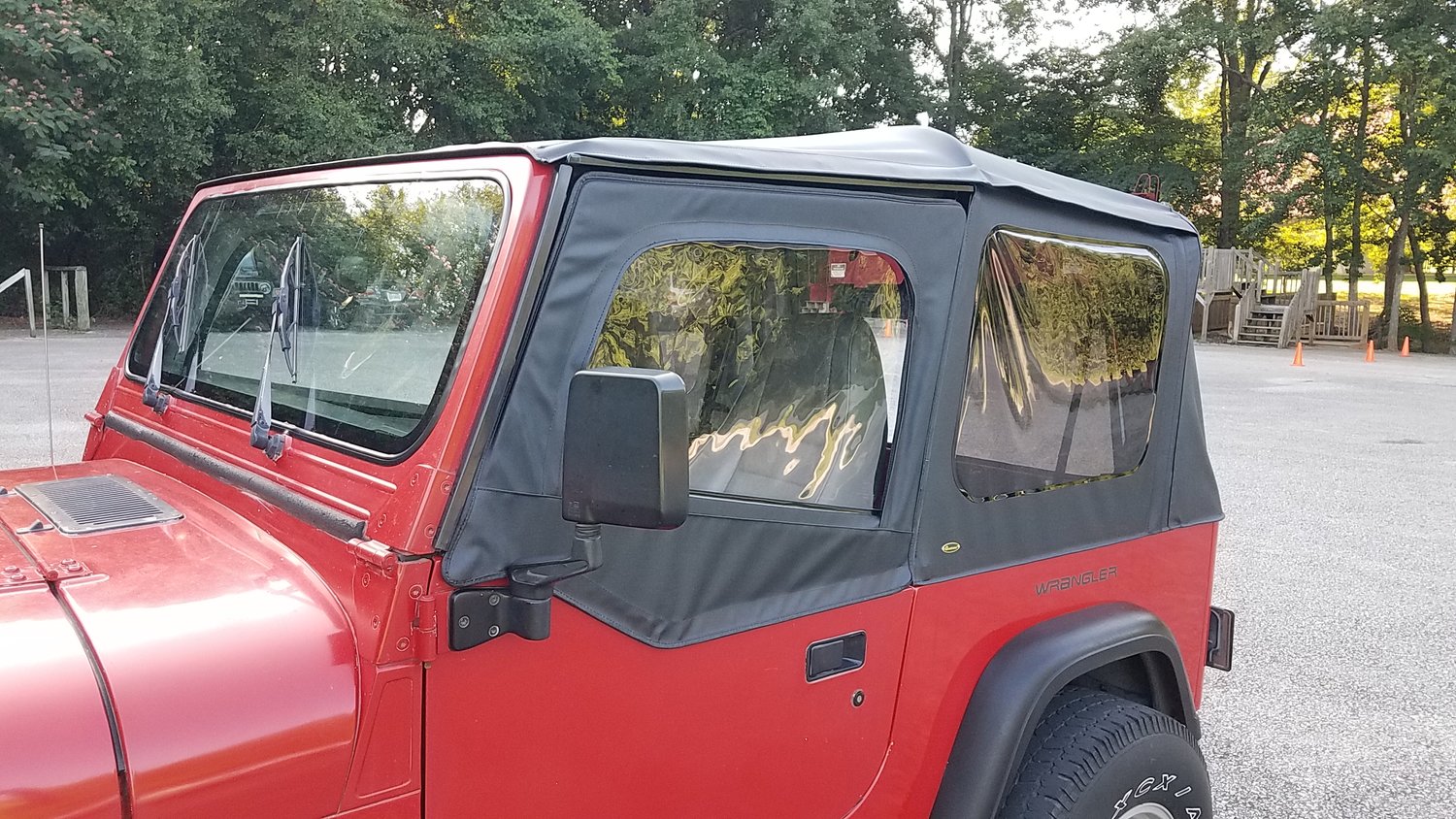 QuadraTop Gen II Complete Soft Top with Tinted Windows for 87-95 Jeep ...