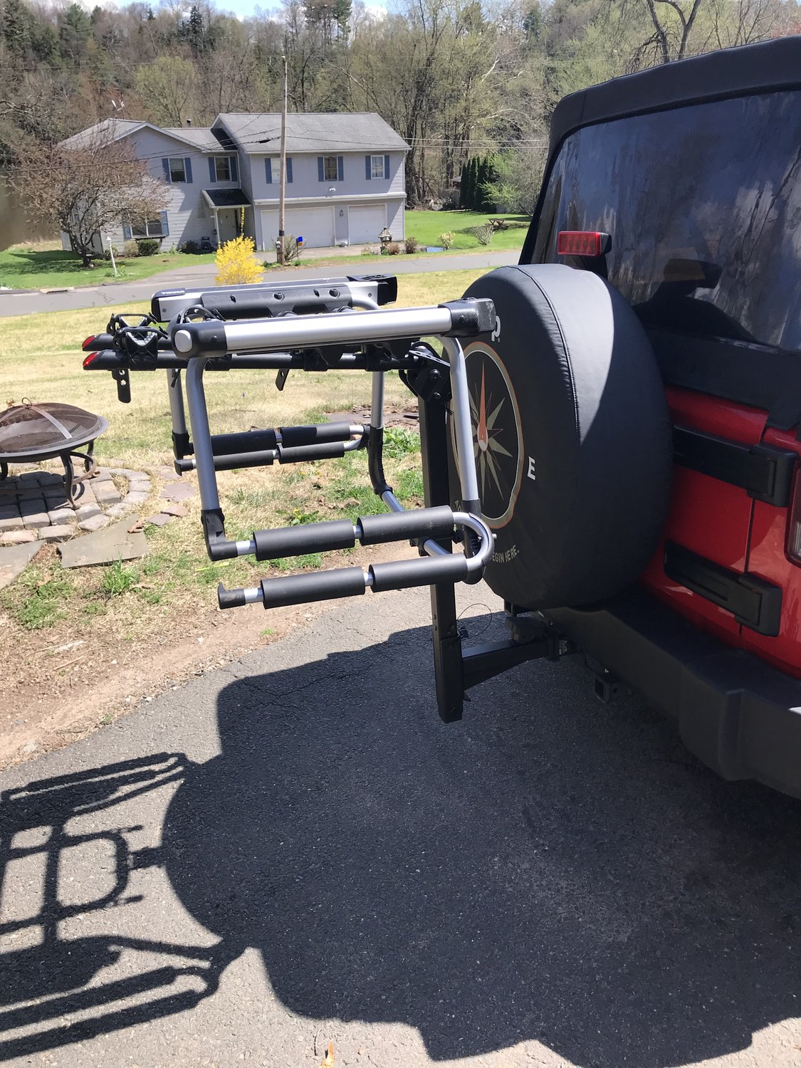 Quadratec 4 Bike Folding Bike Rack for 2" Receiver Hitch | Quadratec