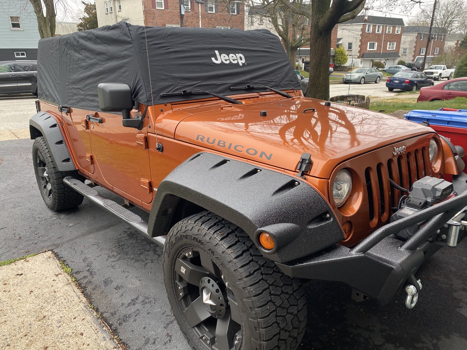 Mopar Jeep Logo Cab Cover for 07-18 Jeep Wrangler Unlimited JK 4 Door ...