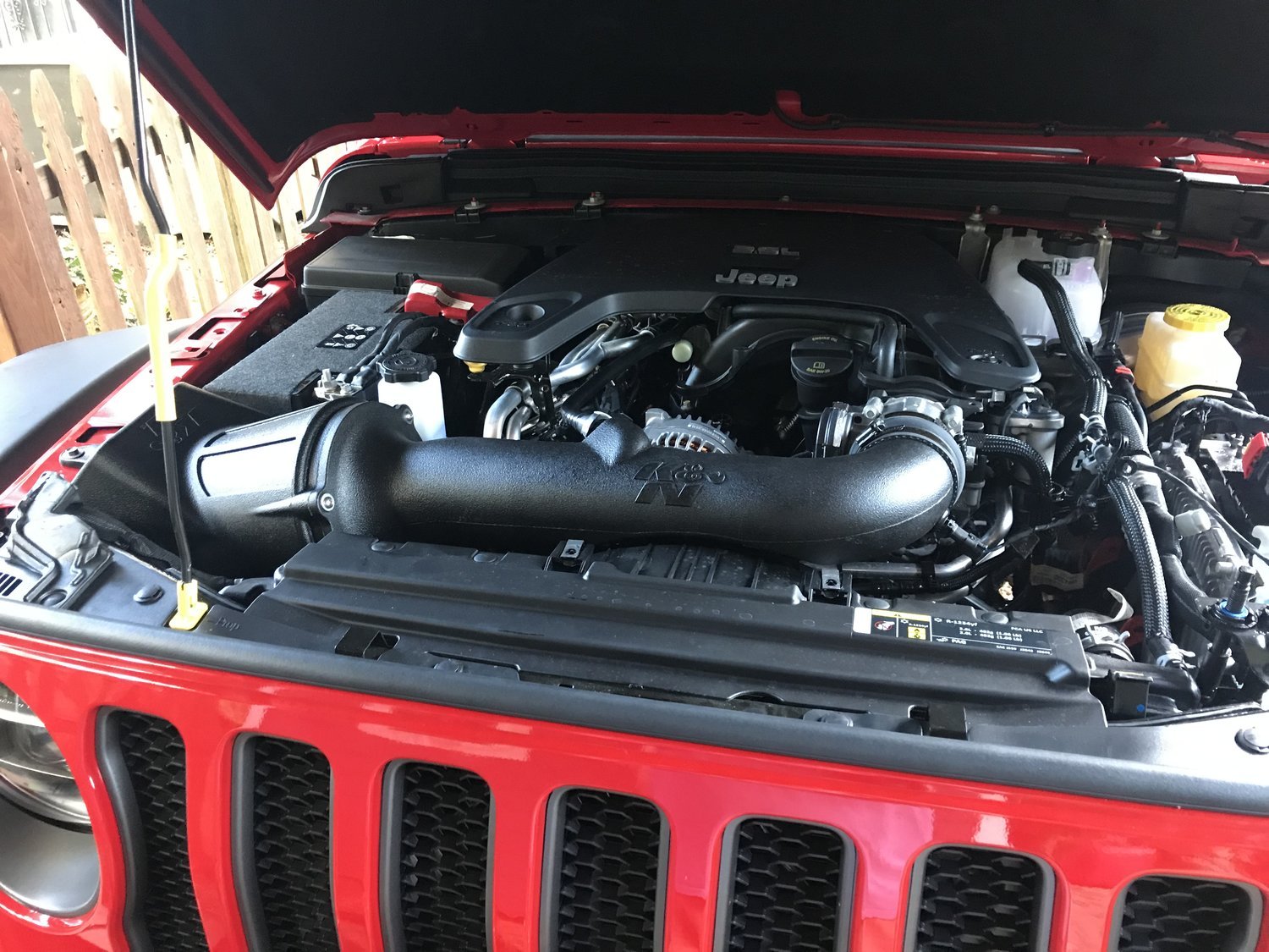 K&N 63-1576 63 Series AirCharger Performance Intake for 18-22 Jeep ...