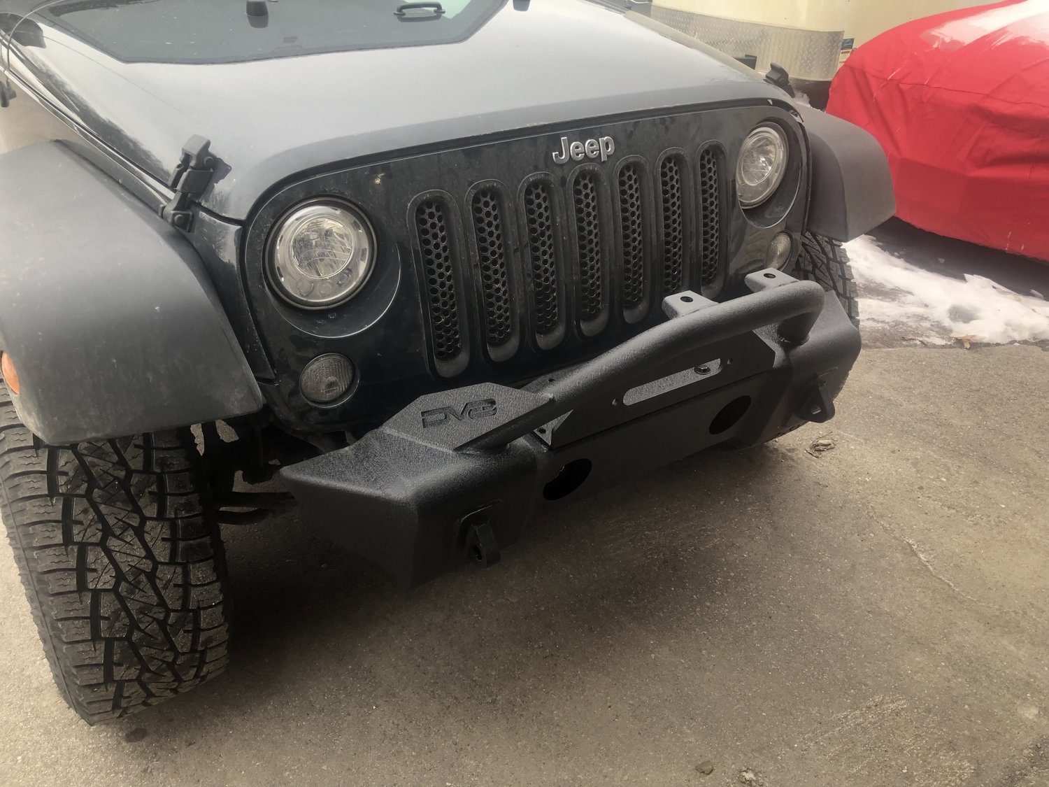 DV8 Offroad FBSHTB-13 FS-13 Hammer Forged Front Stubby Bumper for 07-20 ...