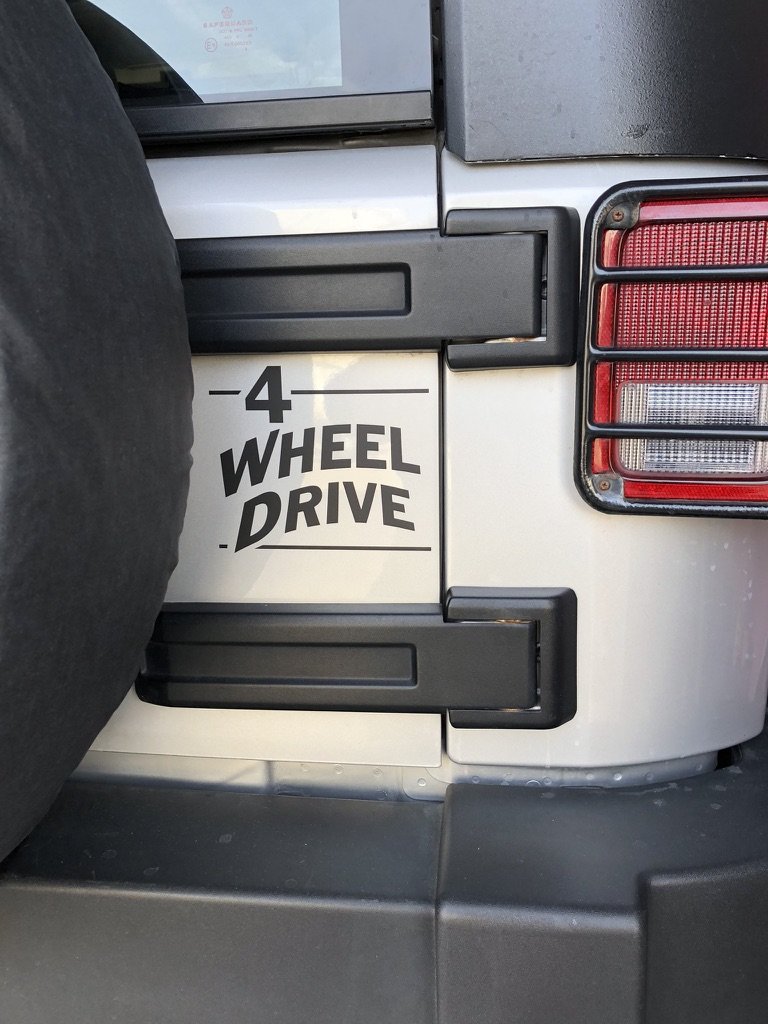 Quadratec Premium Vinyl 4 Wheel Drive Decal | Quadratec