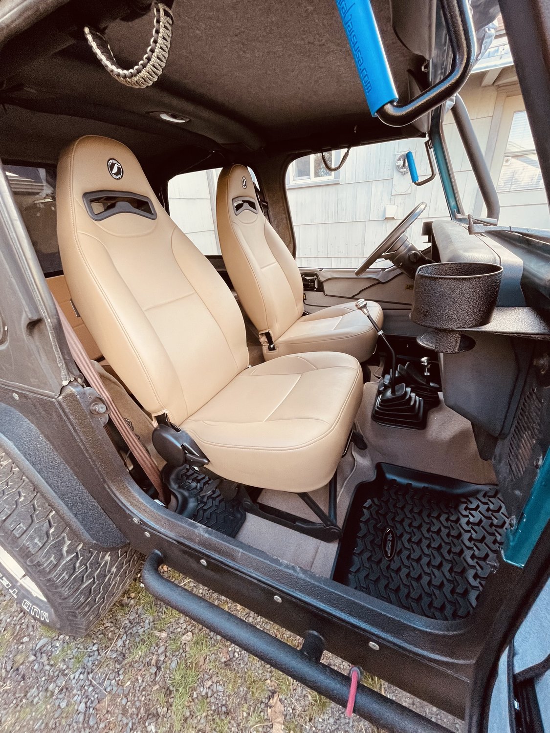 Corbeau Moab Reclining Front Seat Pair for 76-18 Jeep CJ-5, CJ-7, CJ-8 ...