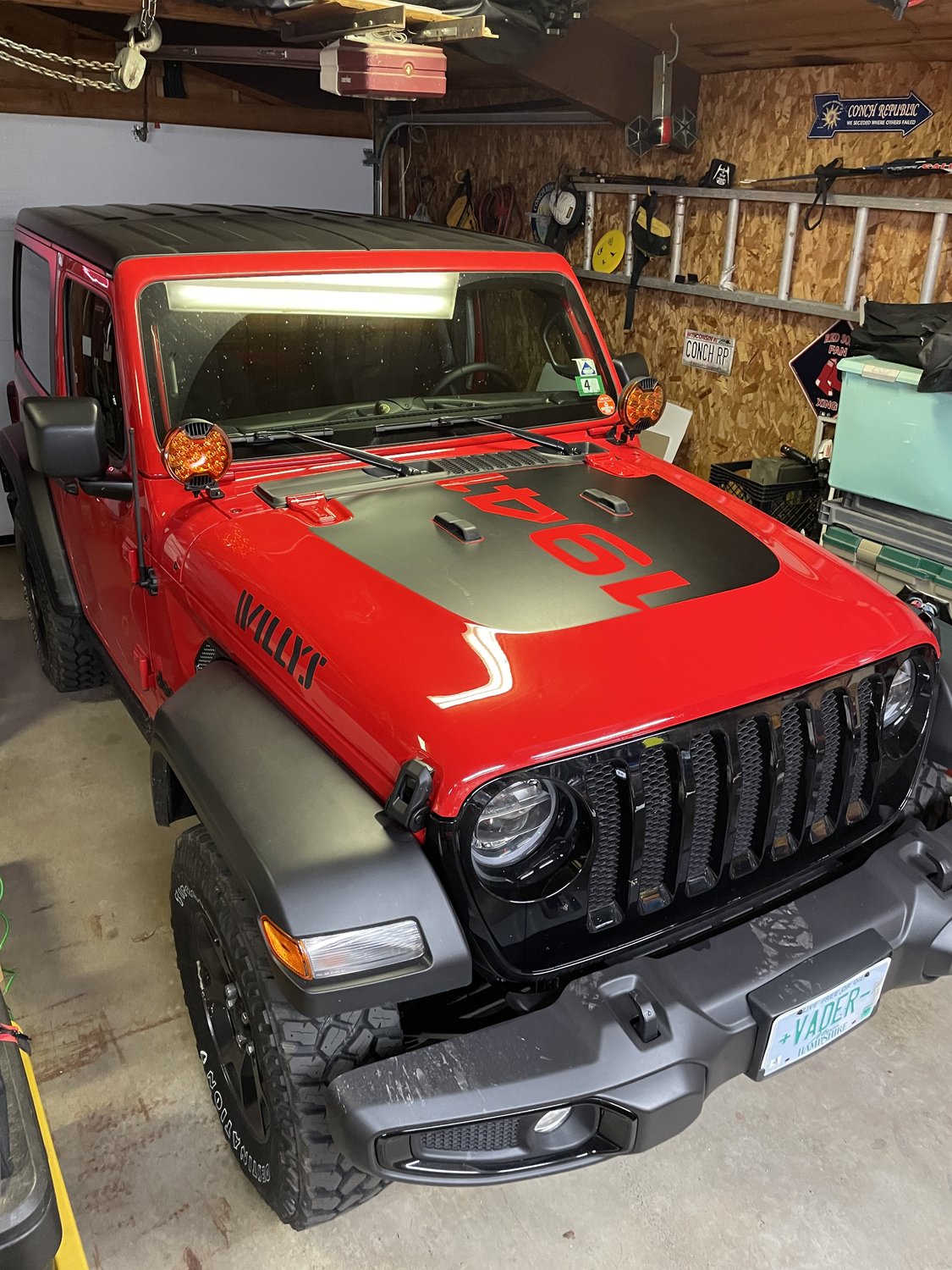 Mopar 82215734 "1941" Hood Decal for 18-24 Jeep Wrangler JL & Gladiator ...