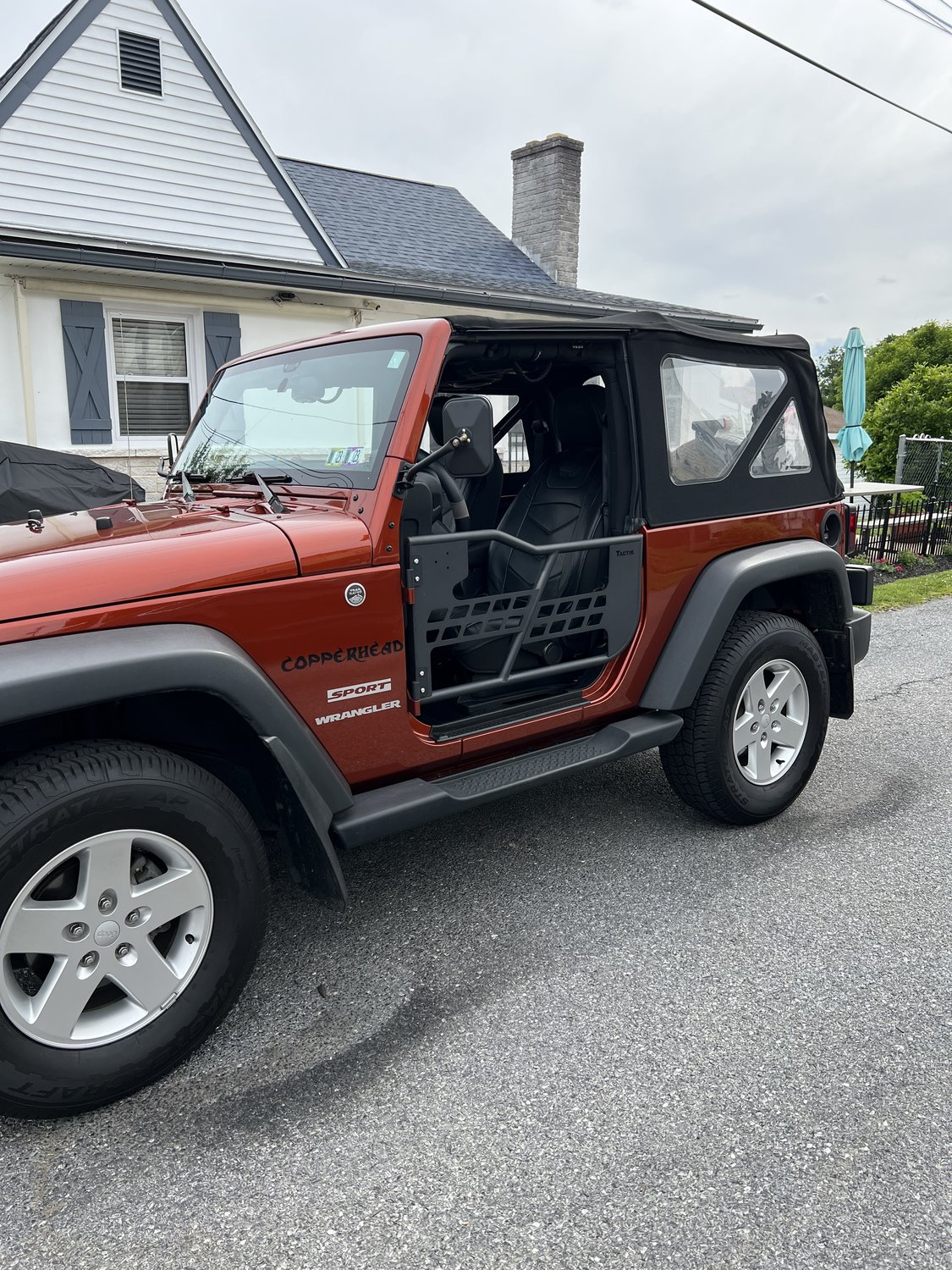 TACTIK Tube Doors for 07-18 Jeep Wrangler JK Rear Tube Doors for 07-18 ...