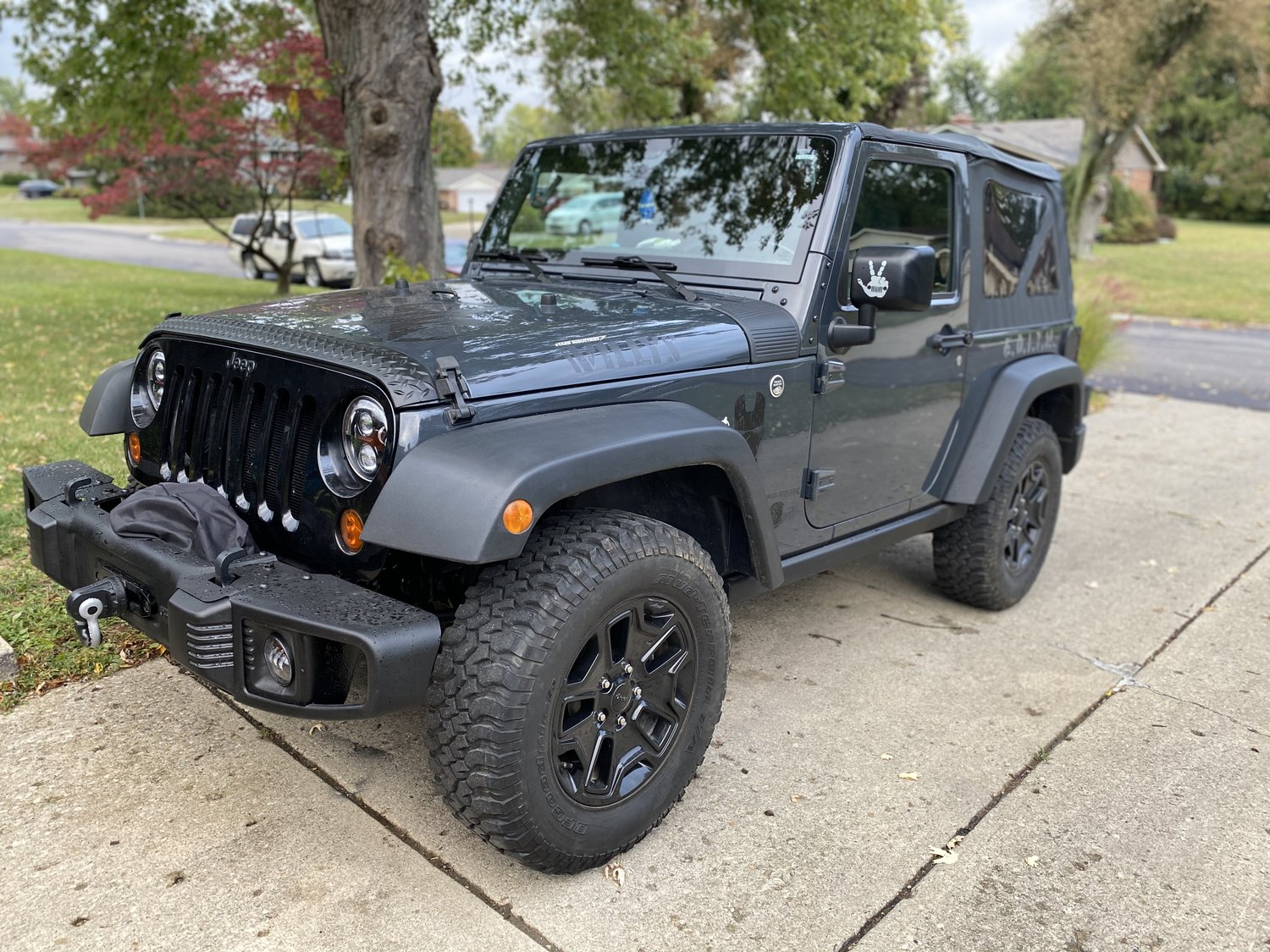 Rugged Ridge 11651.17 Body Armor Hood Guard in Black for 07-18 Jeep ...