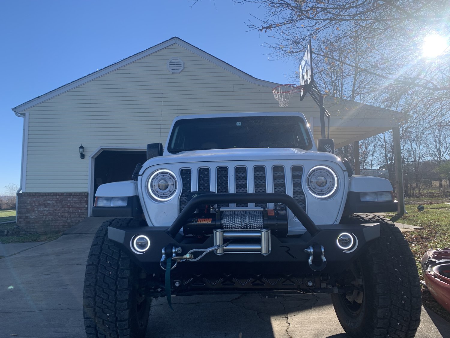 Rampage Products 99306 Rock Rage Front Bumper for 07-23 Jeep Wrangler ...