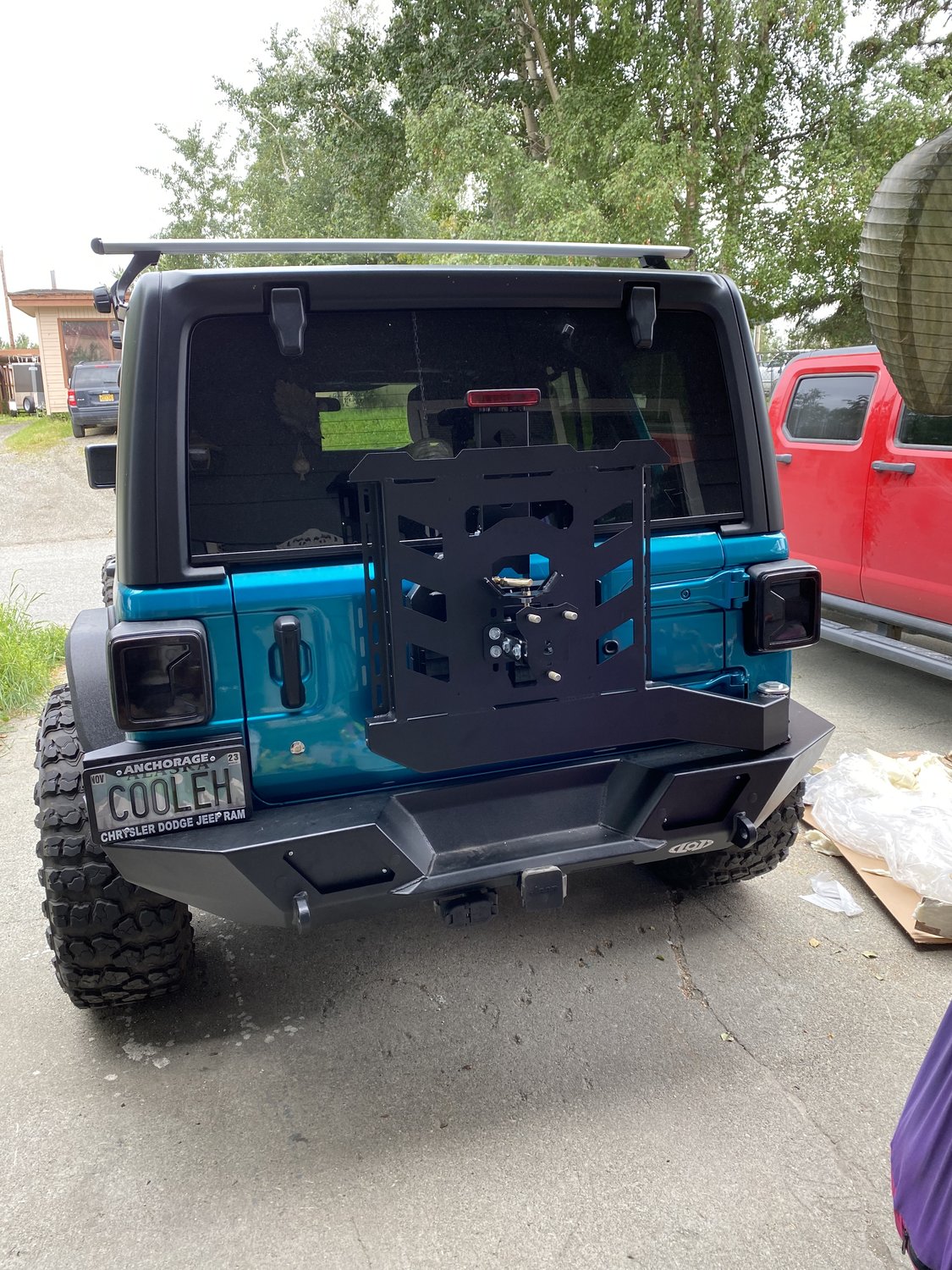 LoD Offroad JLP1801 License Plate Relocation Bracket for 18-23 Jeep ...