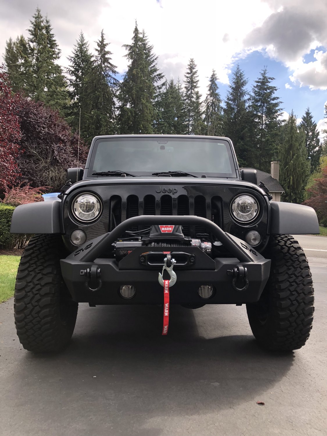 DV8 Offroad FS-15 Hammer Front Stubby Bumper for 07-20 Jeep Wrangler JL ...