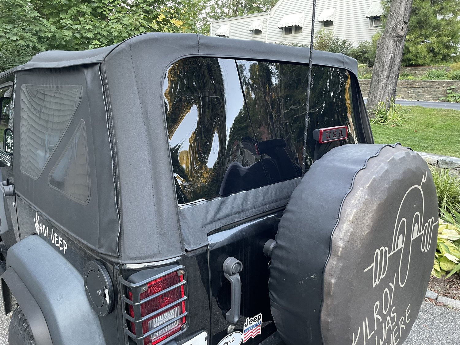 MasterTop Replacement Rear Window for 07-18 Jeep Wrangler JK with ...