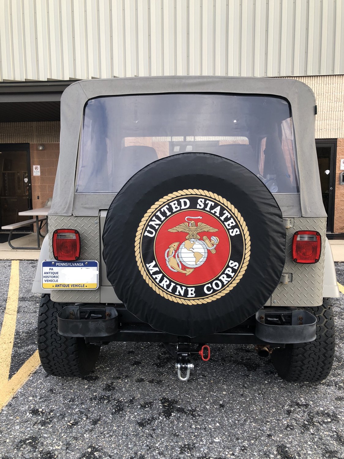 Quadratec U.S. Marines Tire Cover | Quadratec