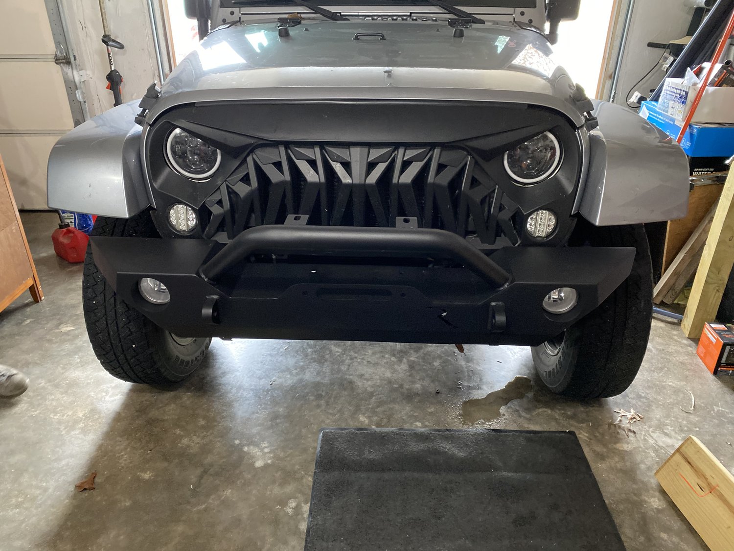 Rampage Products 99306 Rock Rage Front Bumper for 07-23 Jeep Wrangler ...