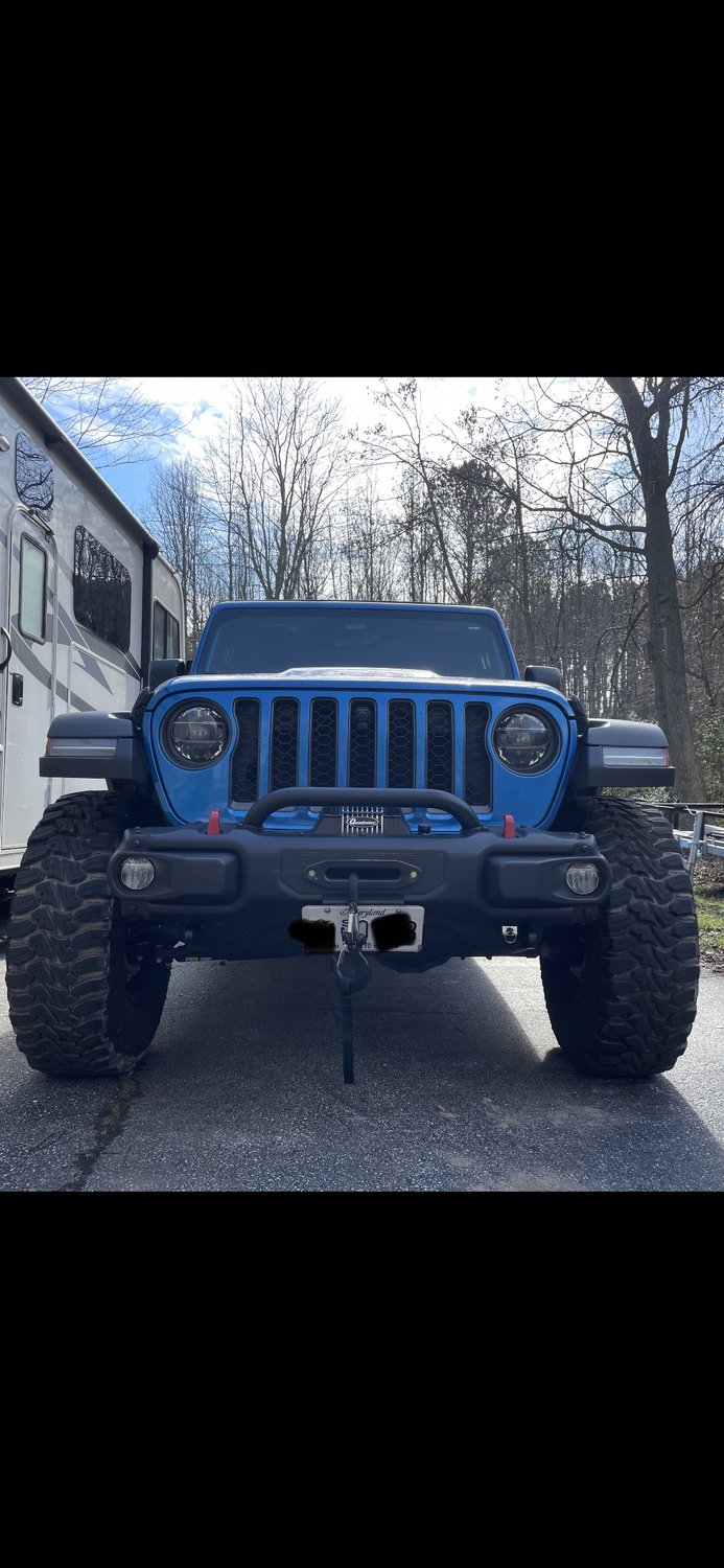 WARN 101255 Winch Mount Plate for 18-23 Jeep Wrangler JL and Gladiator ...