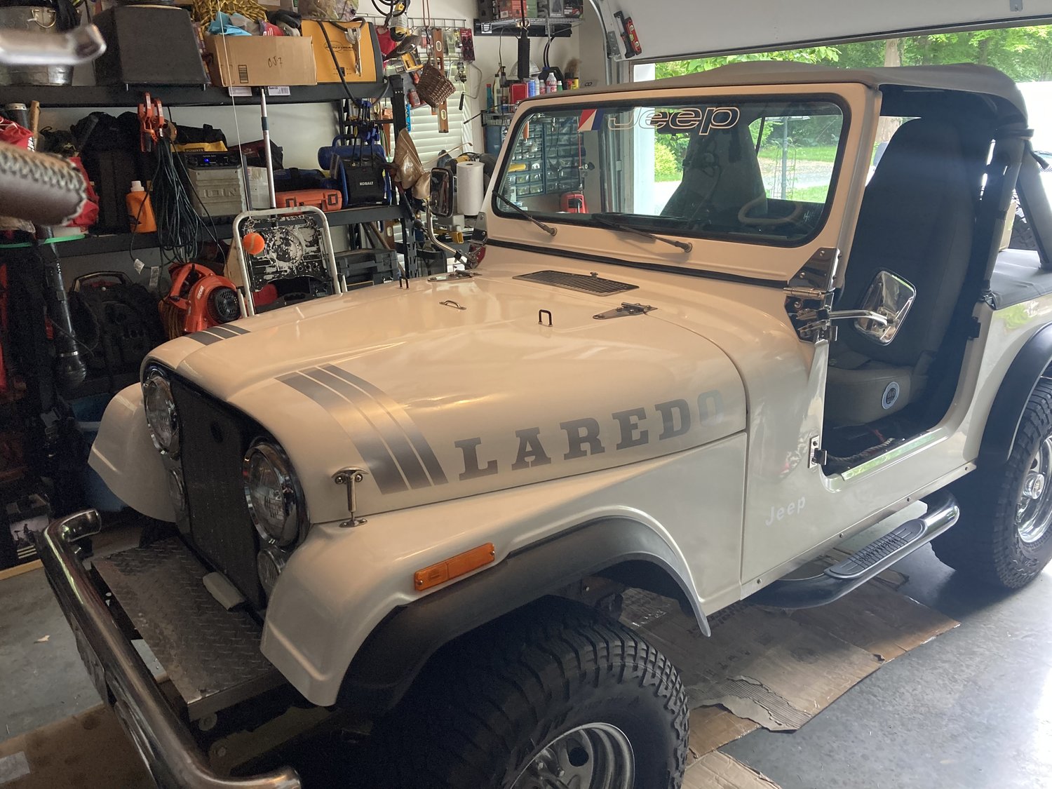 Phoenix Graphix Laredo Vinyl Hood Graphics Kit for 70-95 Jeep CJ ...